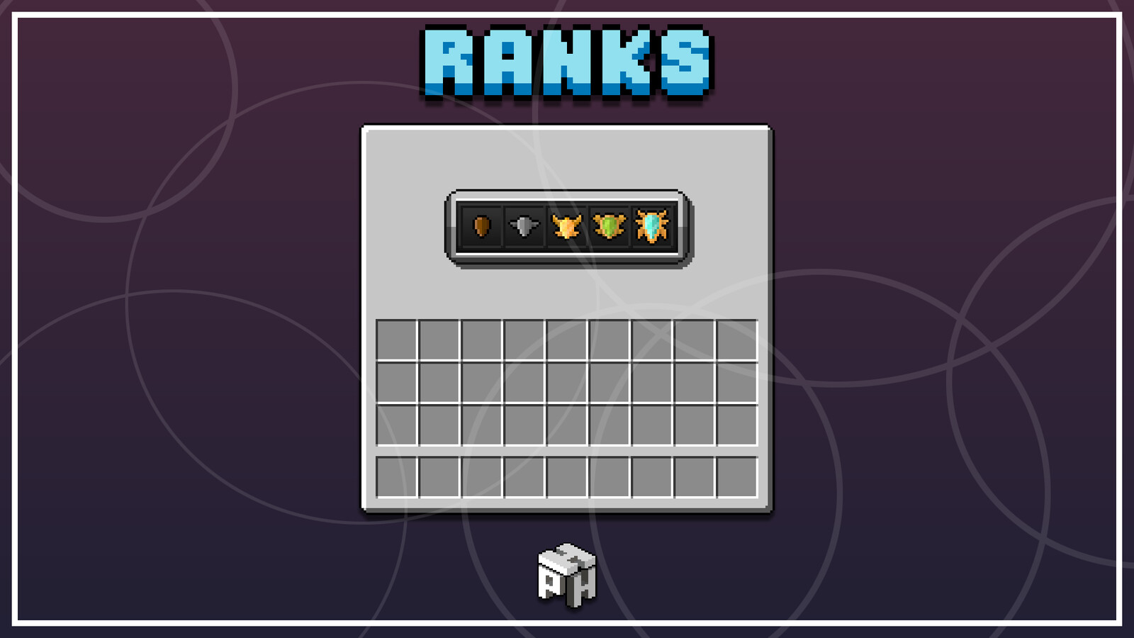 HonnV - Ranks Menu #2 (Custom Minecraft GUI)