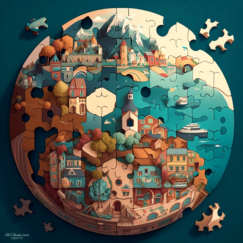 ArtStation - Puzzle world