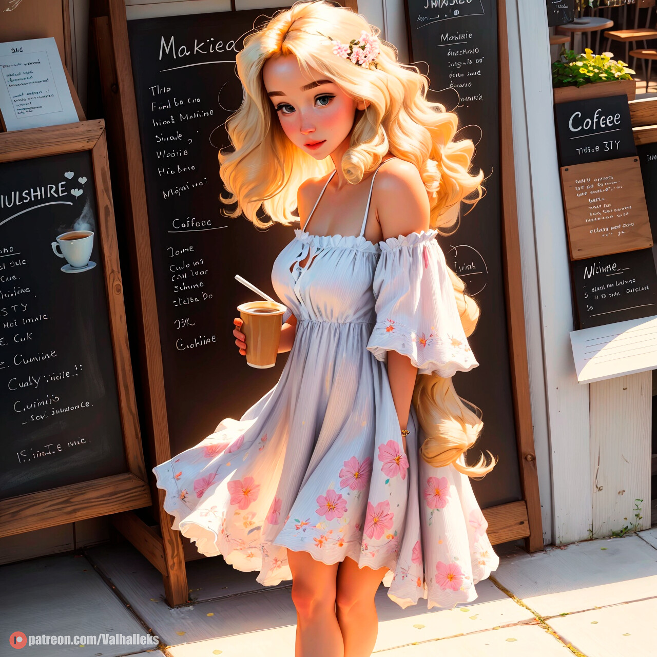 ArtStation - Hot coffee