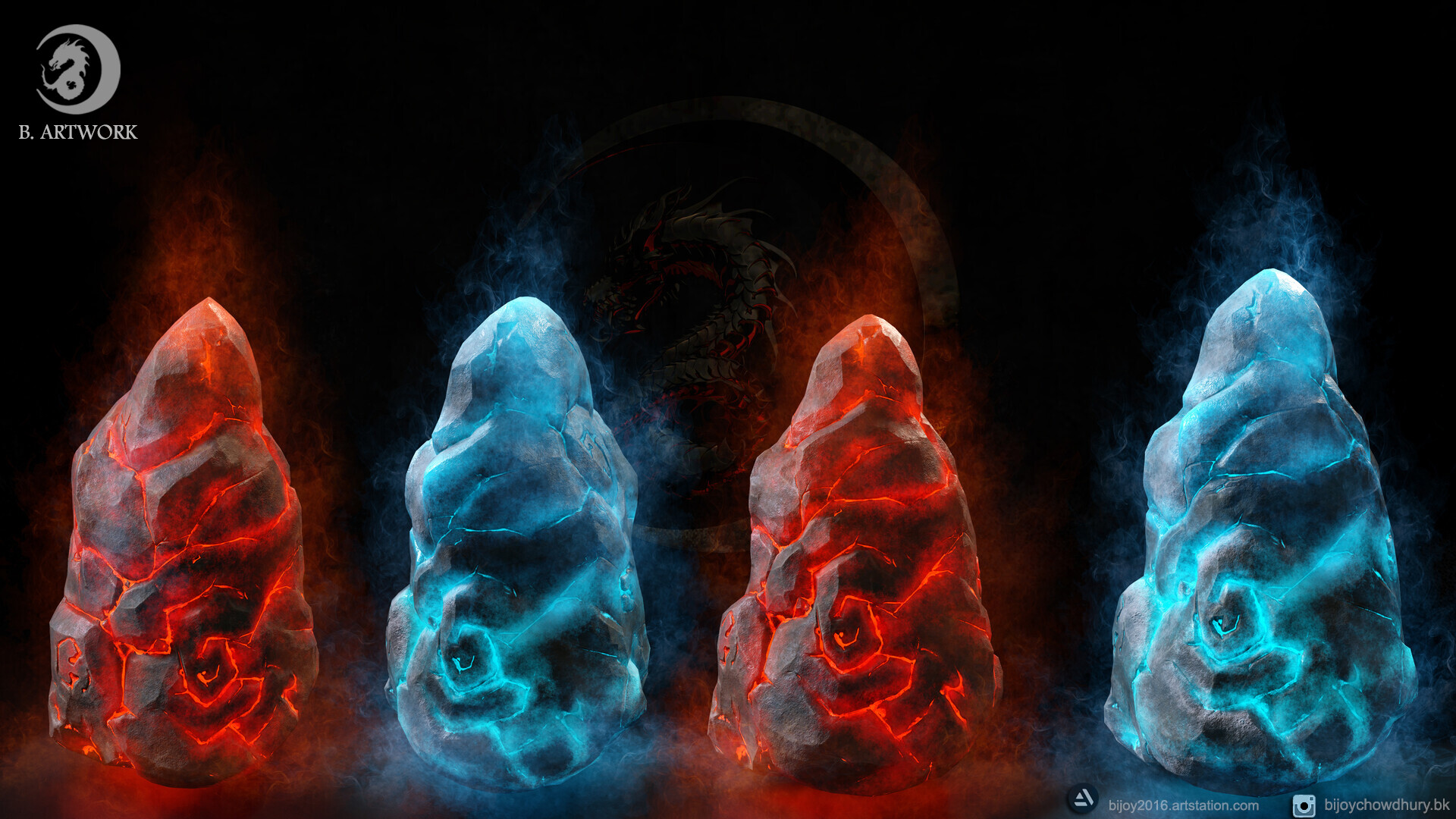 ArtStation - Stone_Hell_Rock