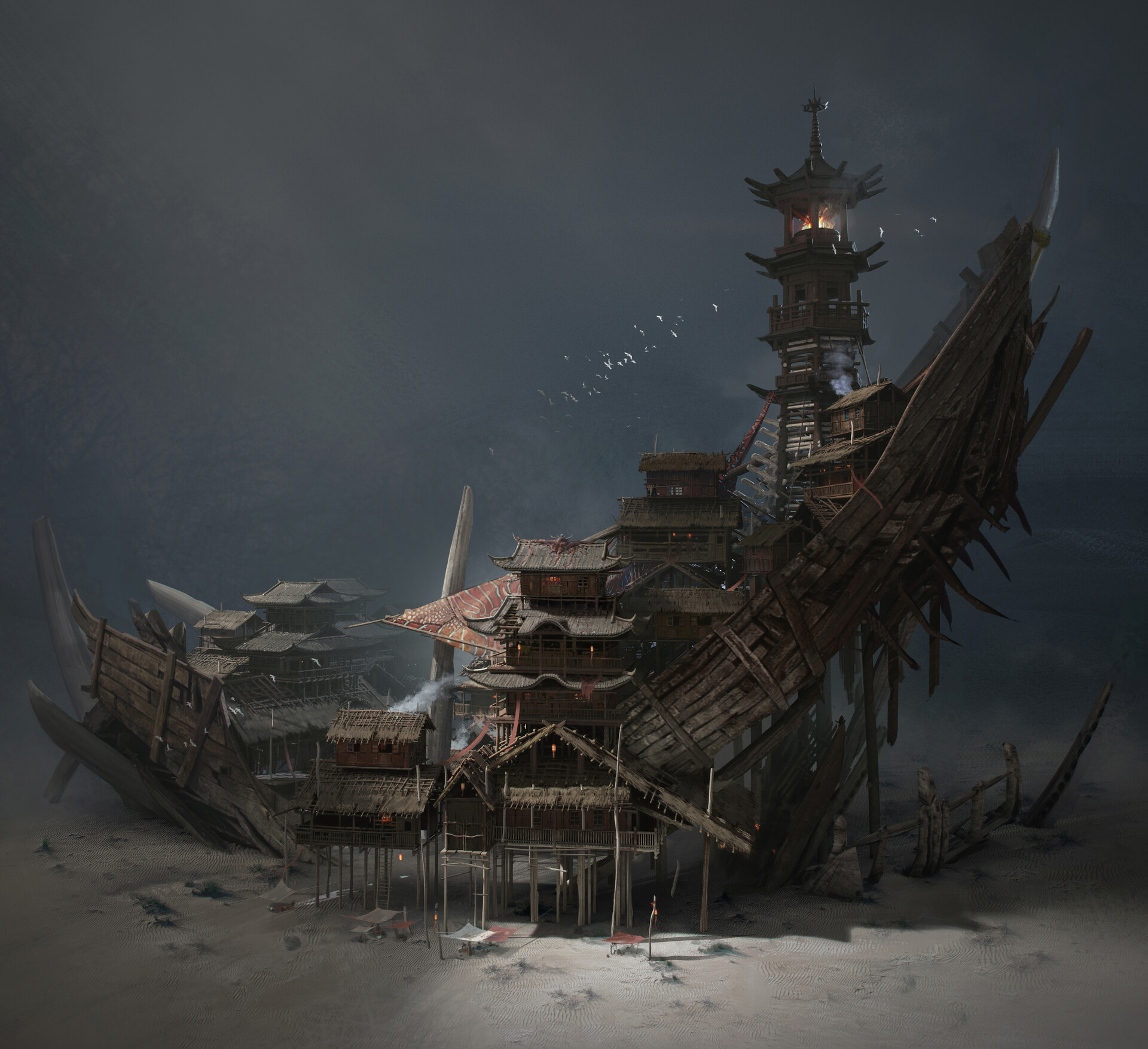 ArtStation - The Wreck Village