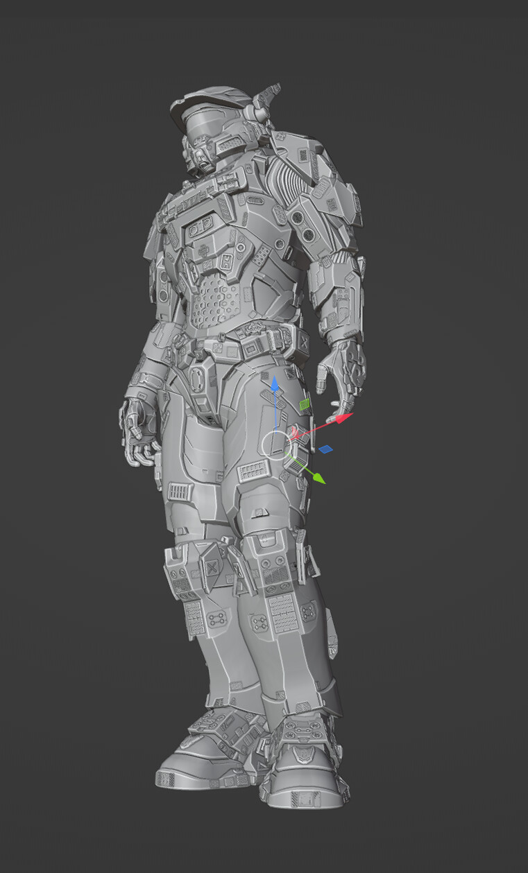 bass Mania - modeling and render spartan-armour-mkv-halo