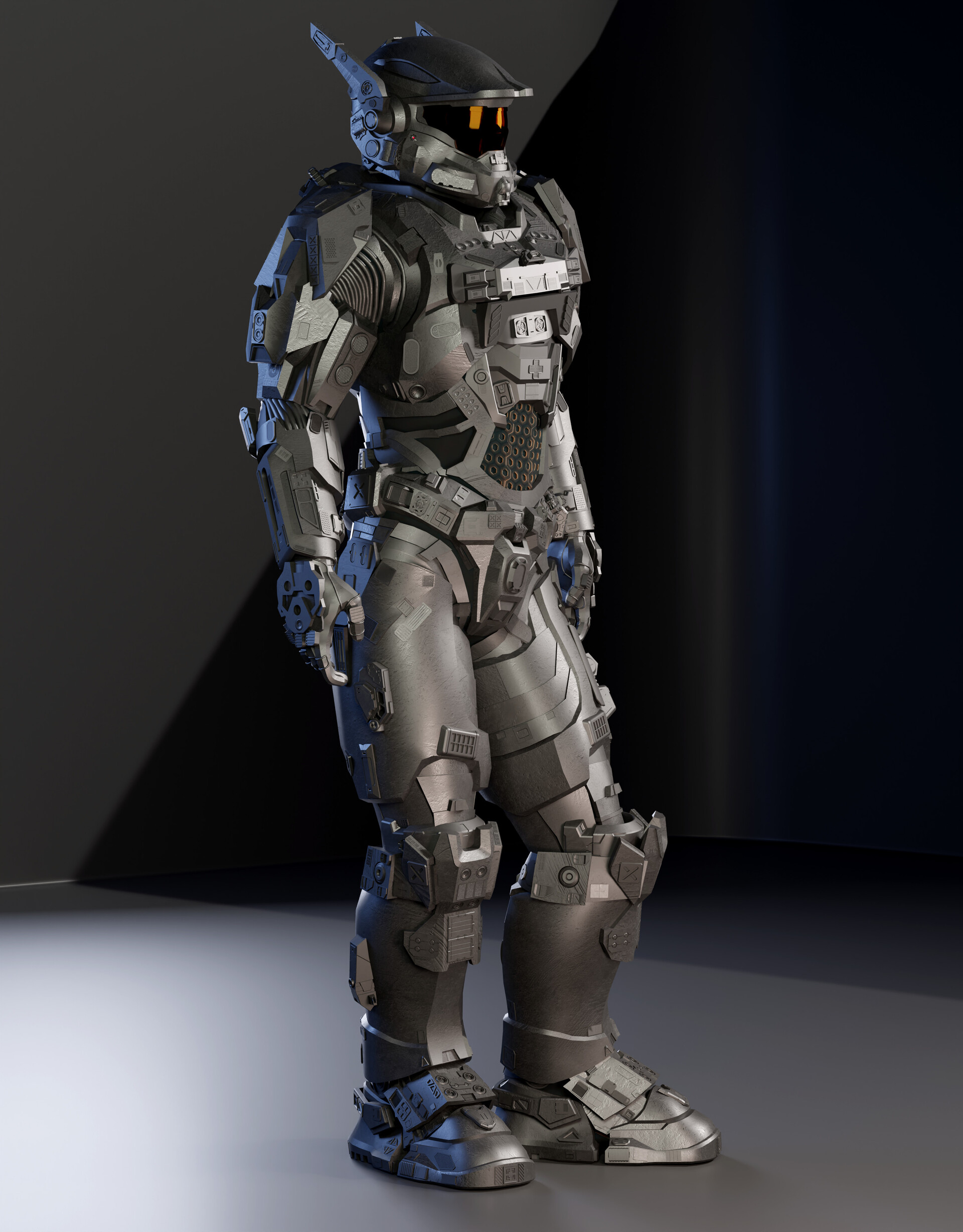 bass Mania - modeling and render spartan-armour-mkv-halo
