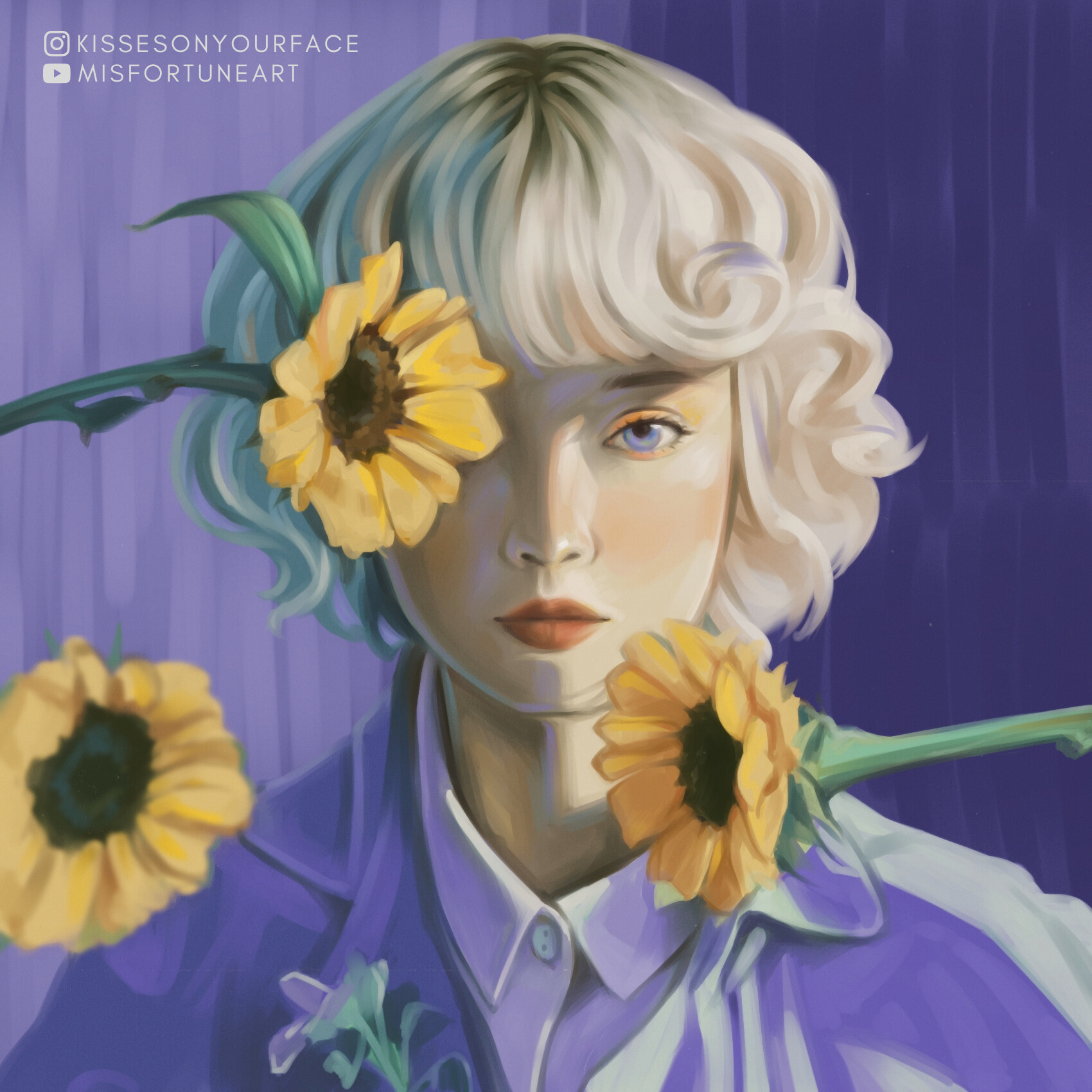 ArtStation - First drawing of this challenge for @portrait_marafon