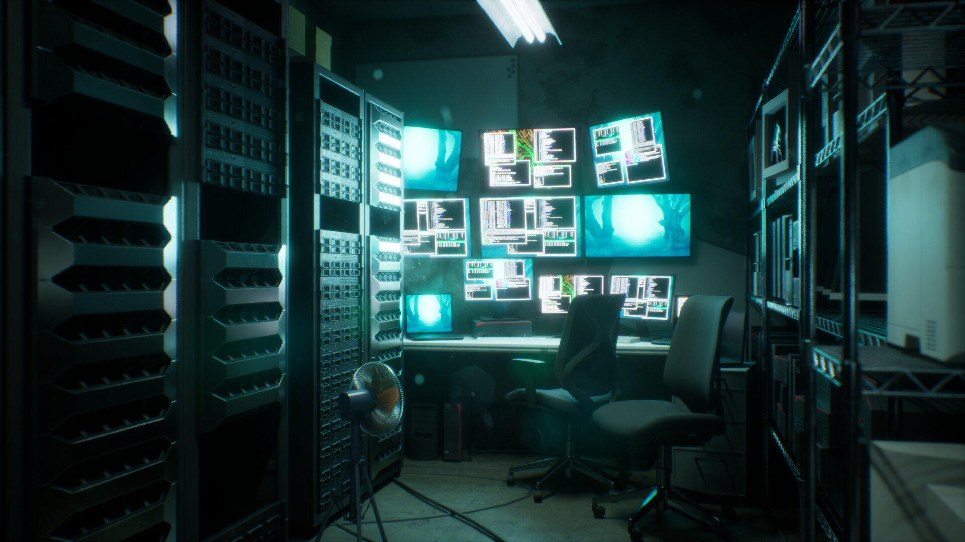 ArtStation - Hacker's Office