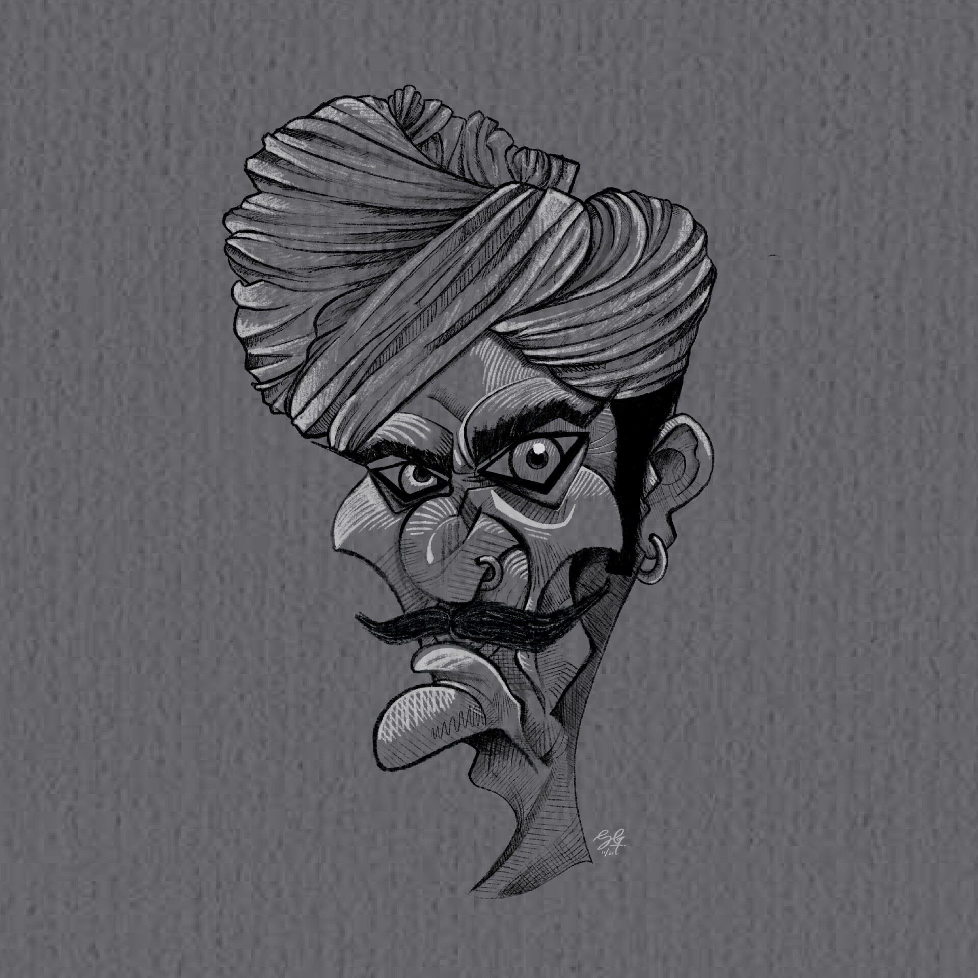 ArtStation - Angry Old Man