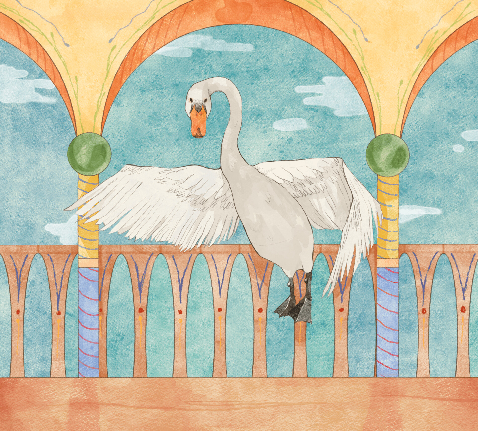 ArtStation - Goose illustration