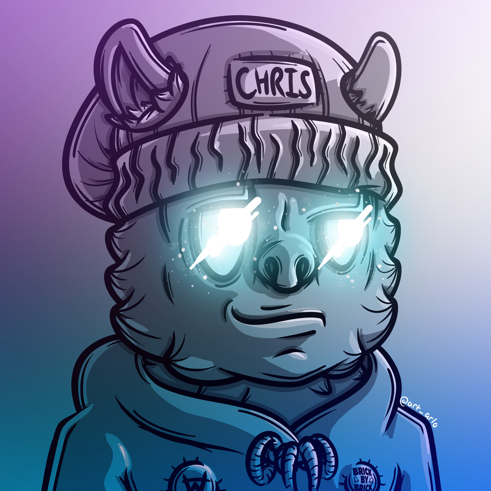 Arlo Freeth - Fang Gang - Commission Piece