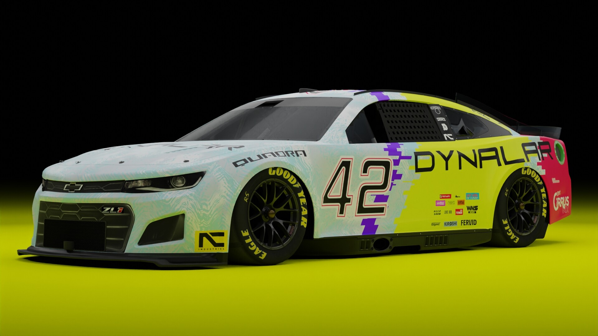ArtStation - NASCAR Chevrolet Camaro Dynalar livery