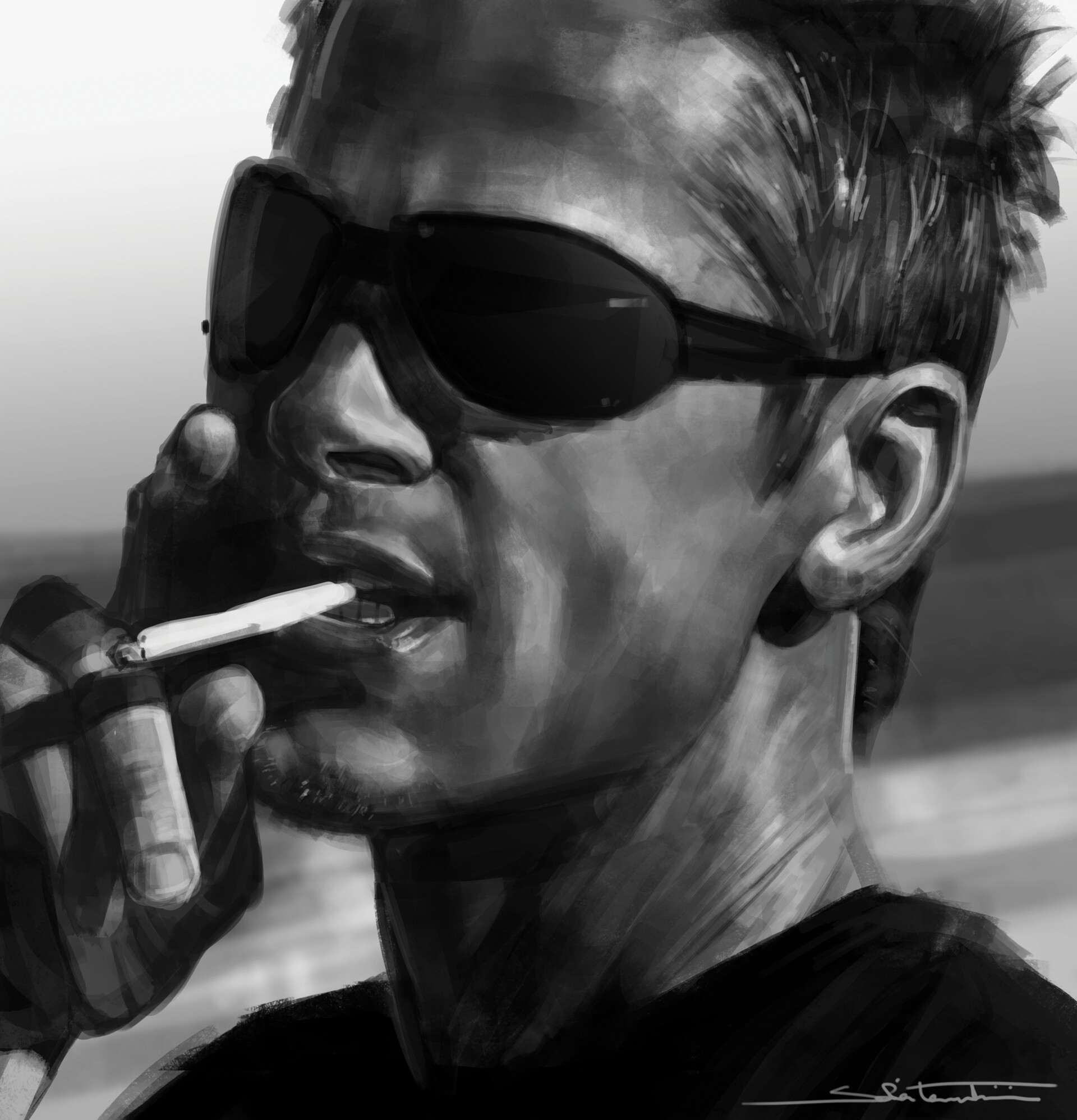 ArtStation - Portrait- Brad Pitt