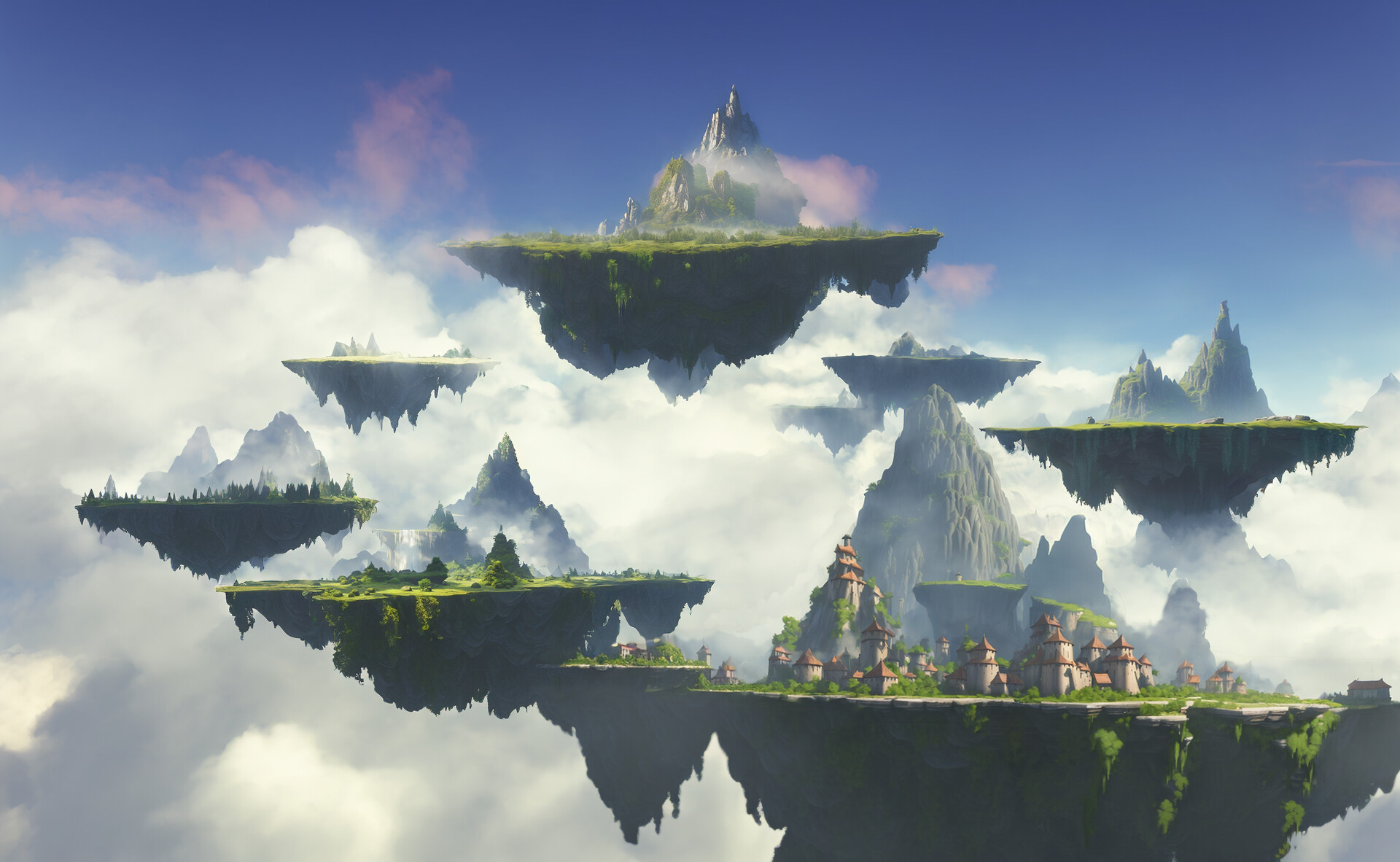 Floating Islands In The Sky