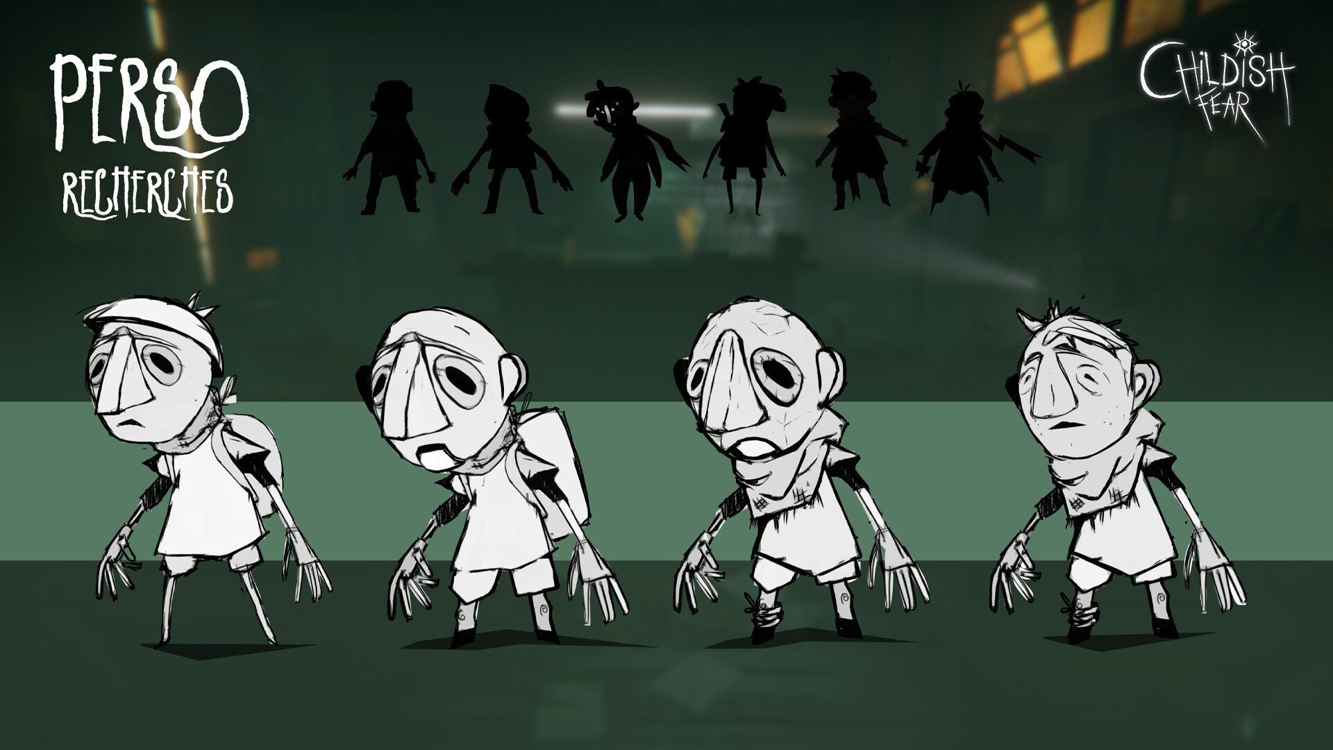 ArtStation - Childish Fear - character sketches