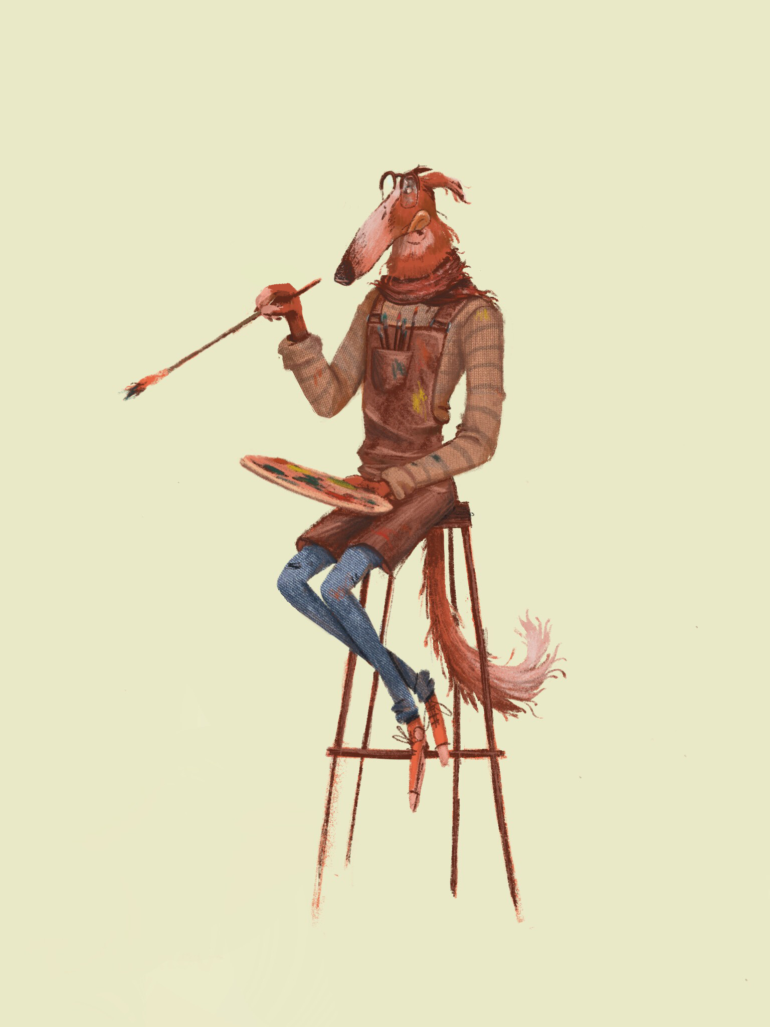 ArtStation - The painter - character design