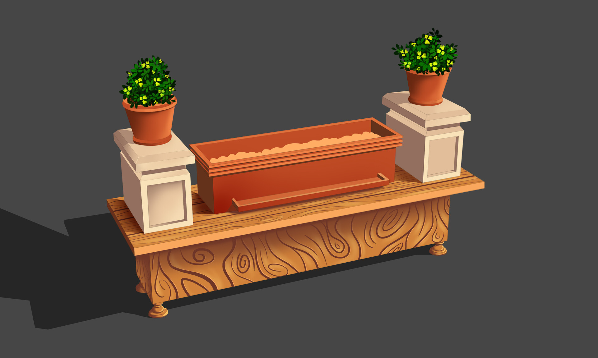 ArtStation - Flower Stand