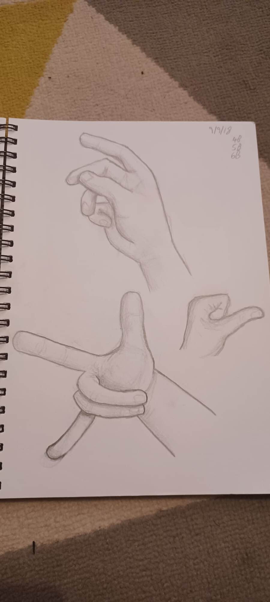 Ross Everson - Sketchbook - Hands