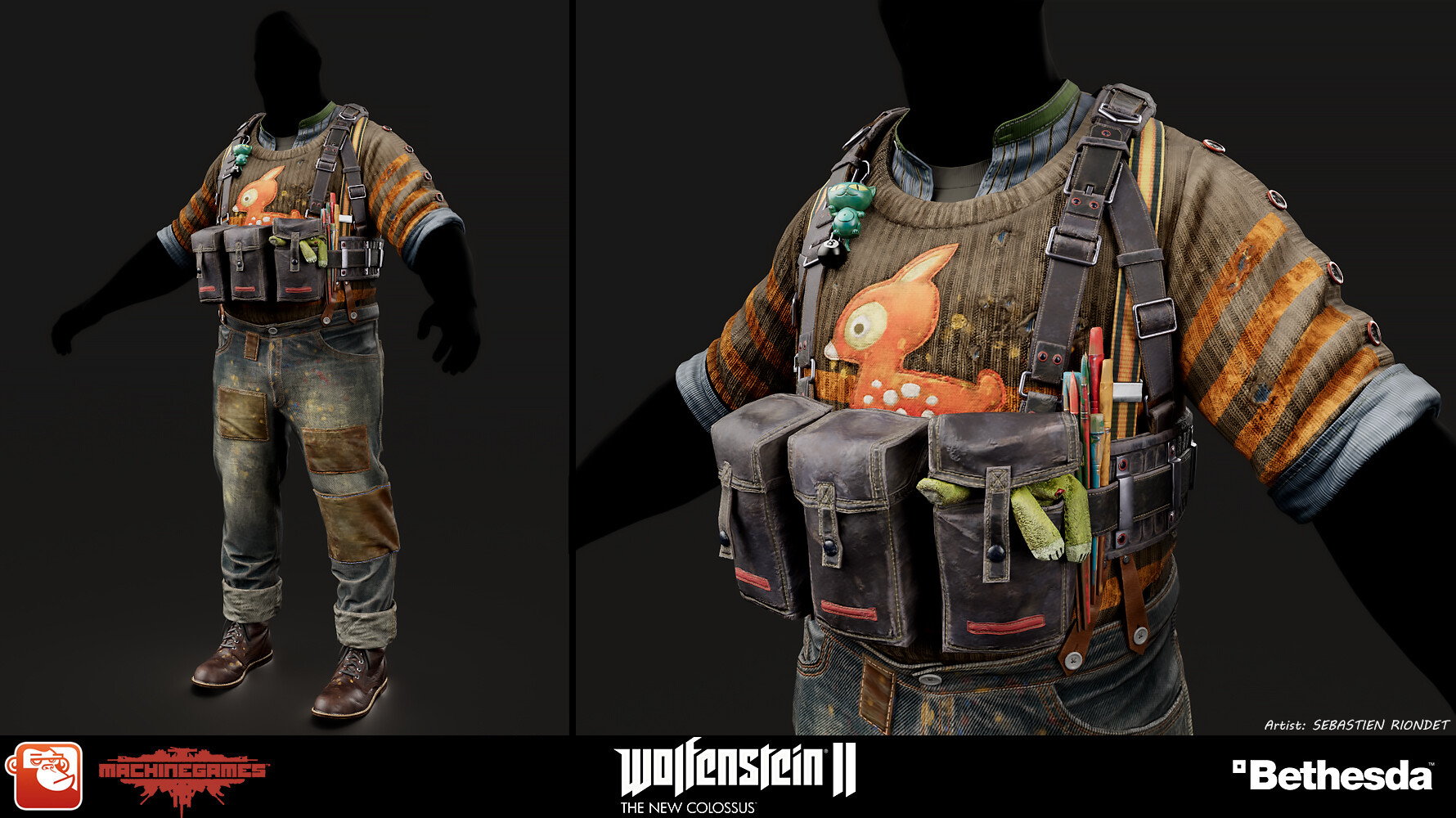 Sébastien RIONDET - WOLFENSTEIN 2 - MAX HASS