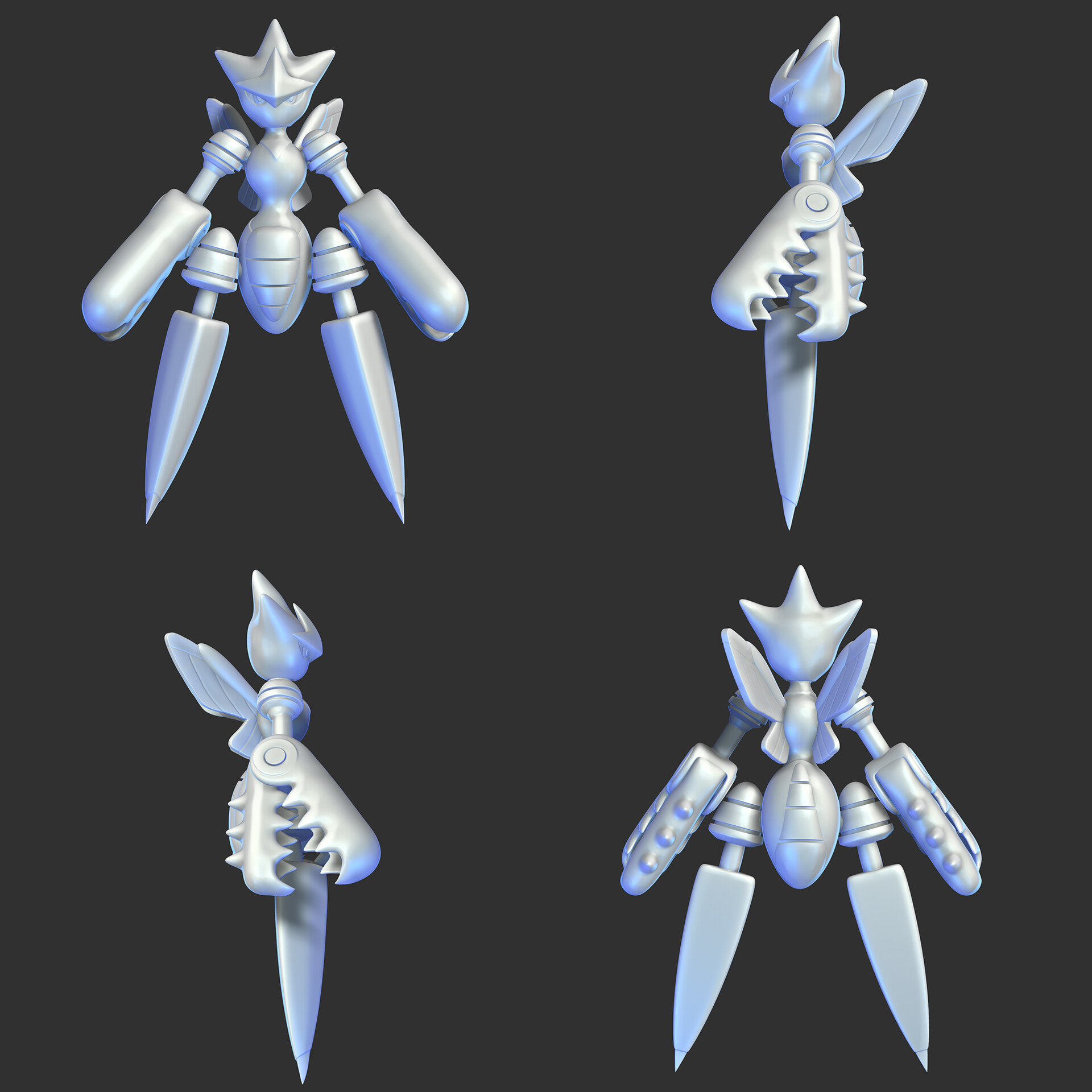 Matthew Tallman - Mega Scizor Product Toy Design (Fan Art)