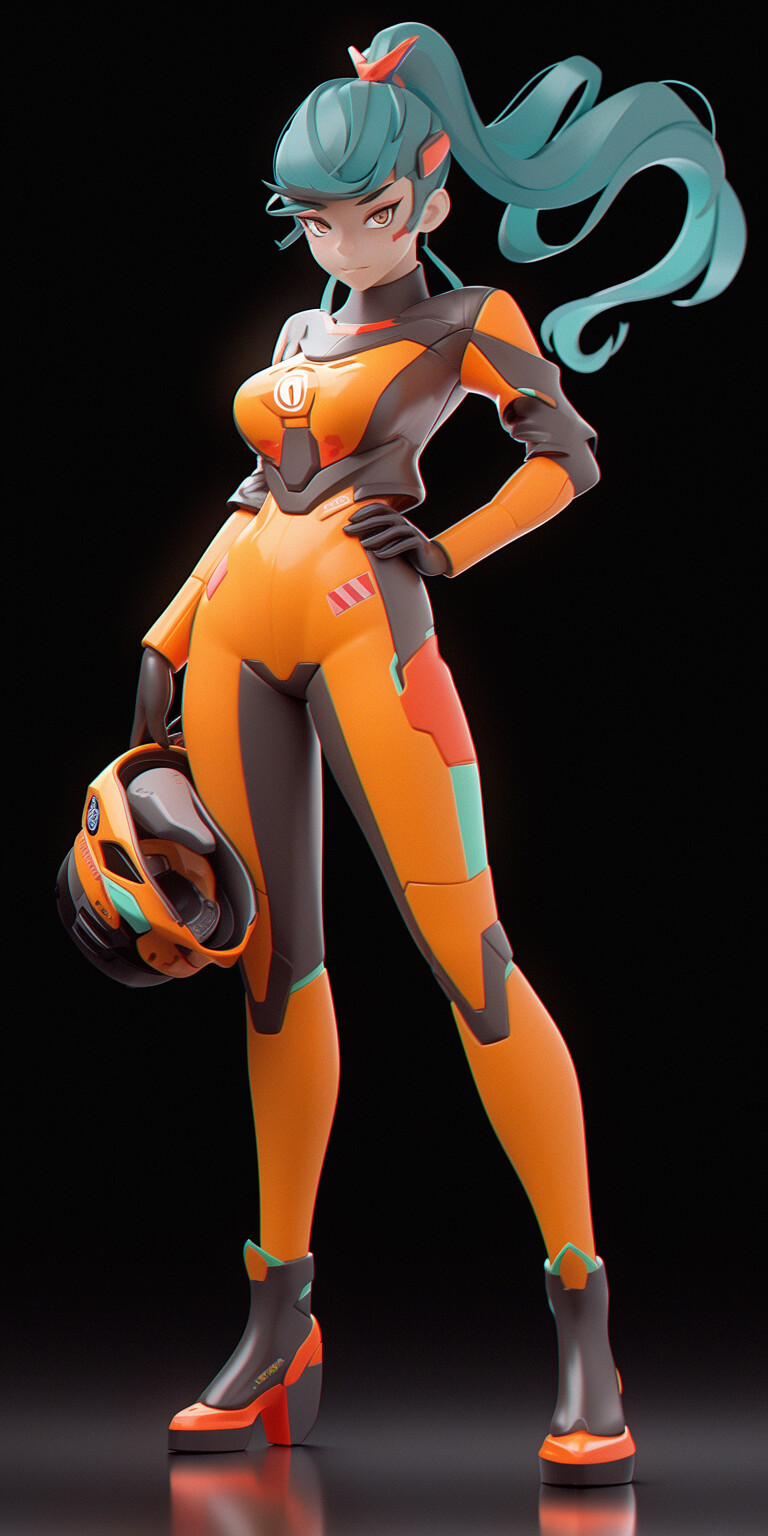 ArtStation - Orange Shadow Pilot