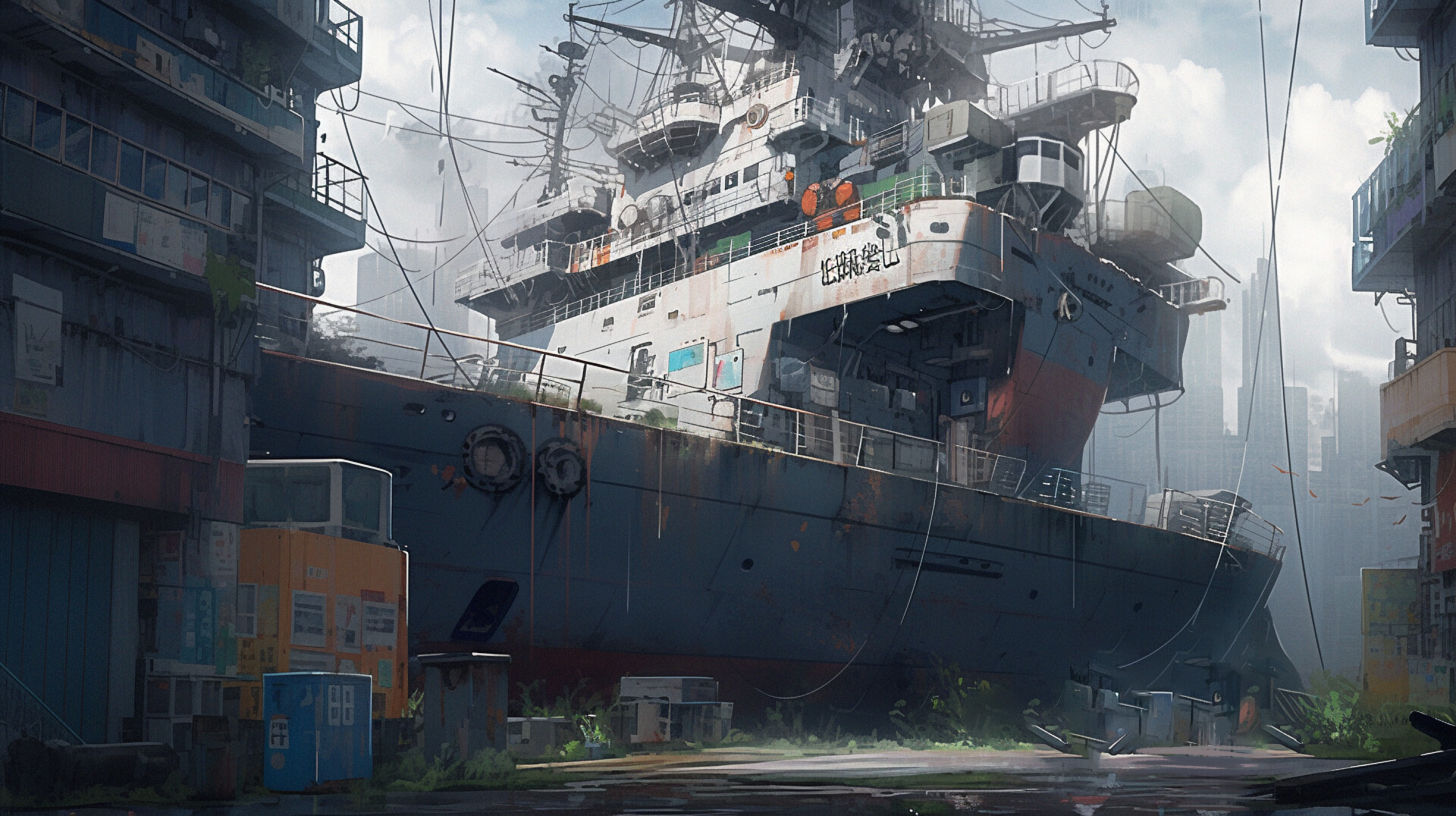 ArtStation - Old Destroyer Base