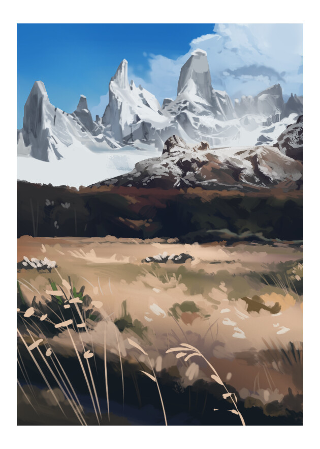 ArtStation - Quick landscape studies