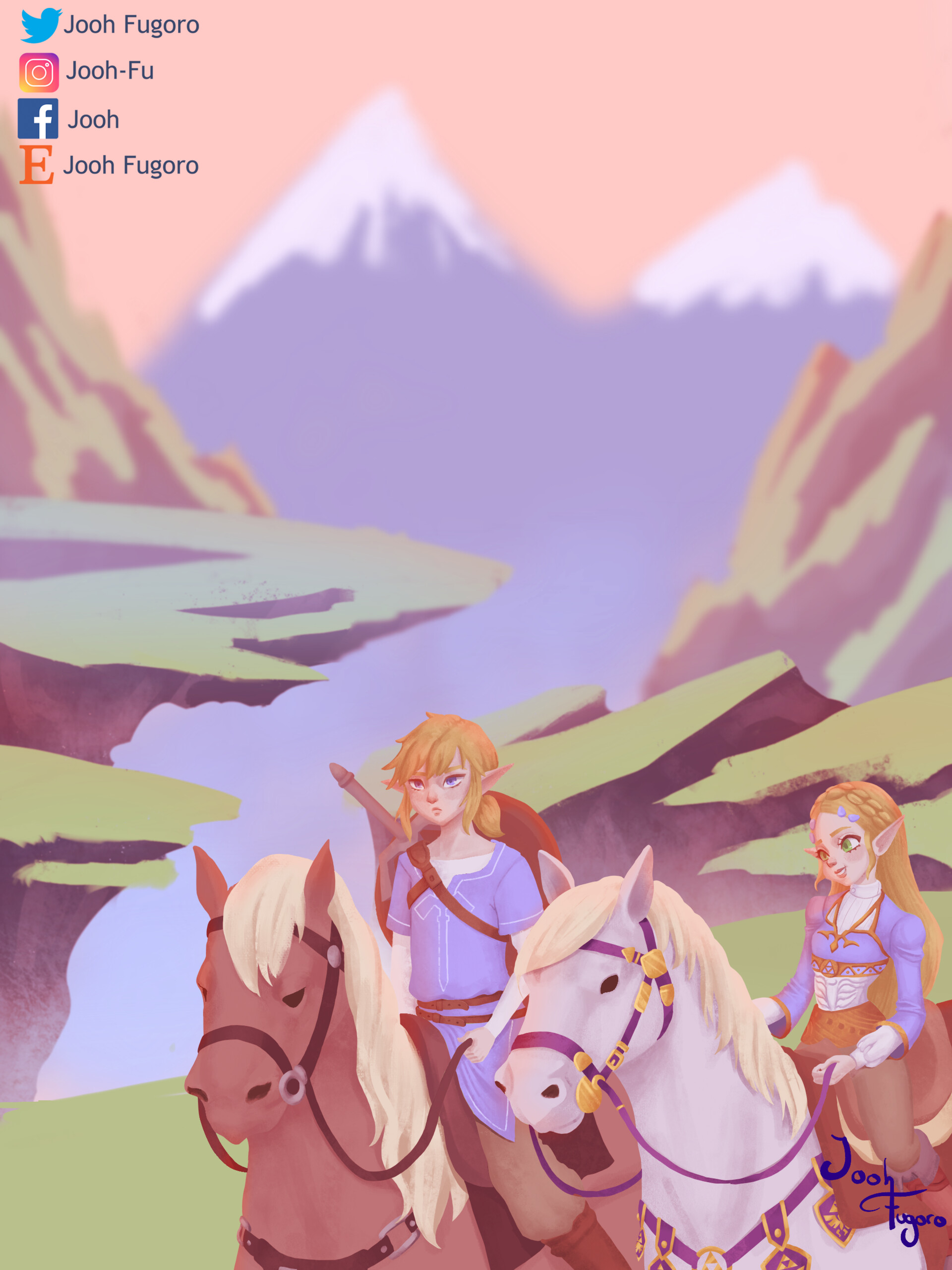 ArtStation - Link and Zelda