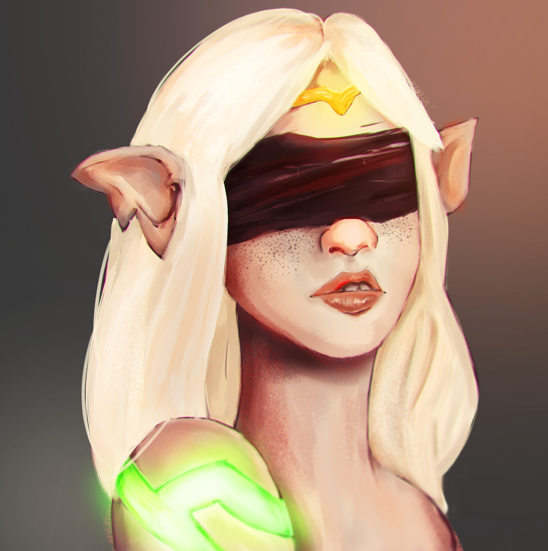 ArtStation - Luna que llama