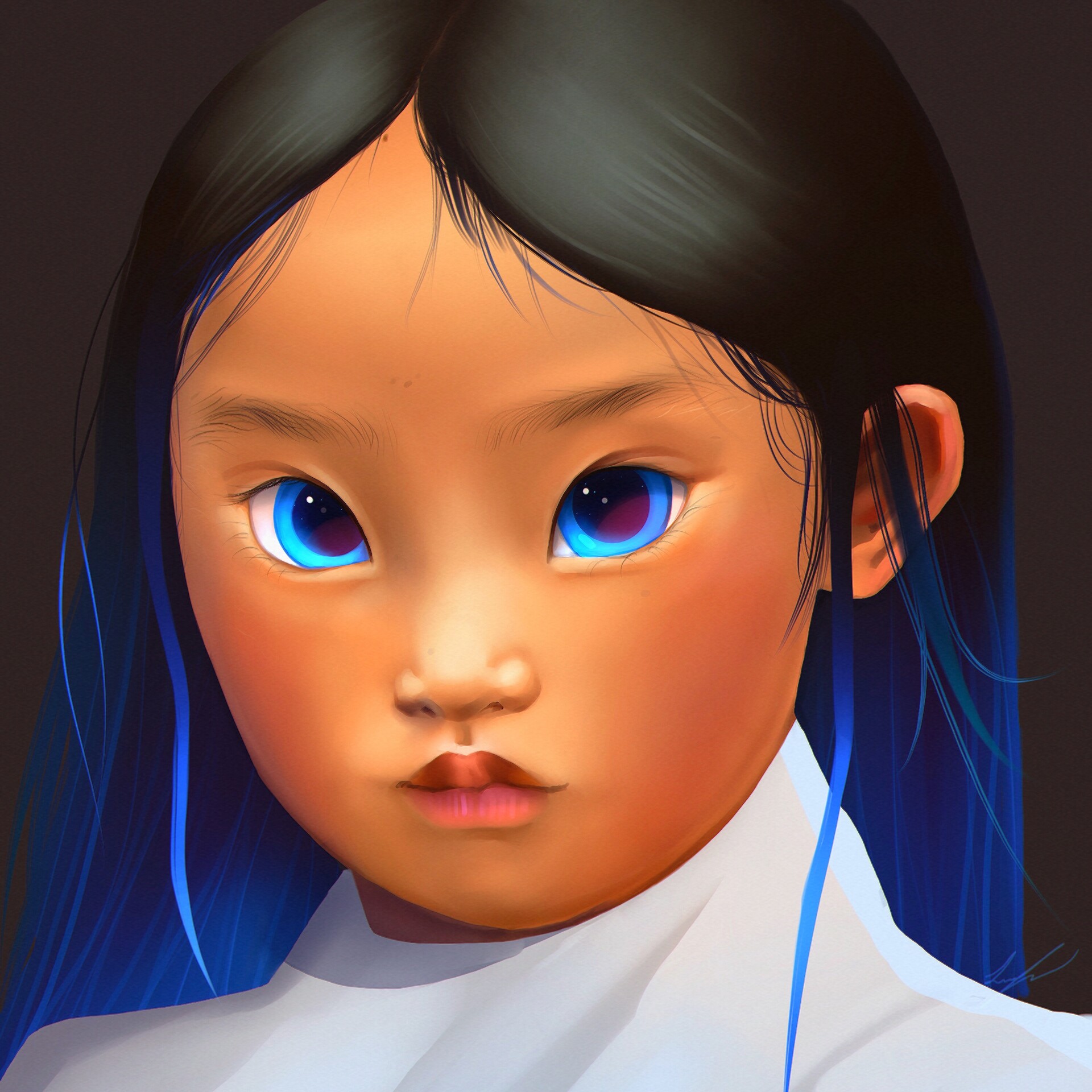 ArtStation - Stylized Portrait Study