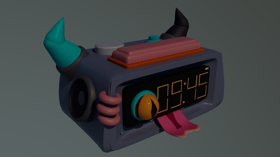 ArtStation - Simple Monster Alarm Clock
