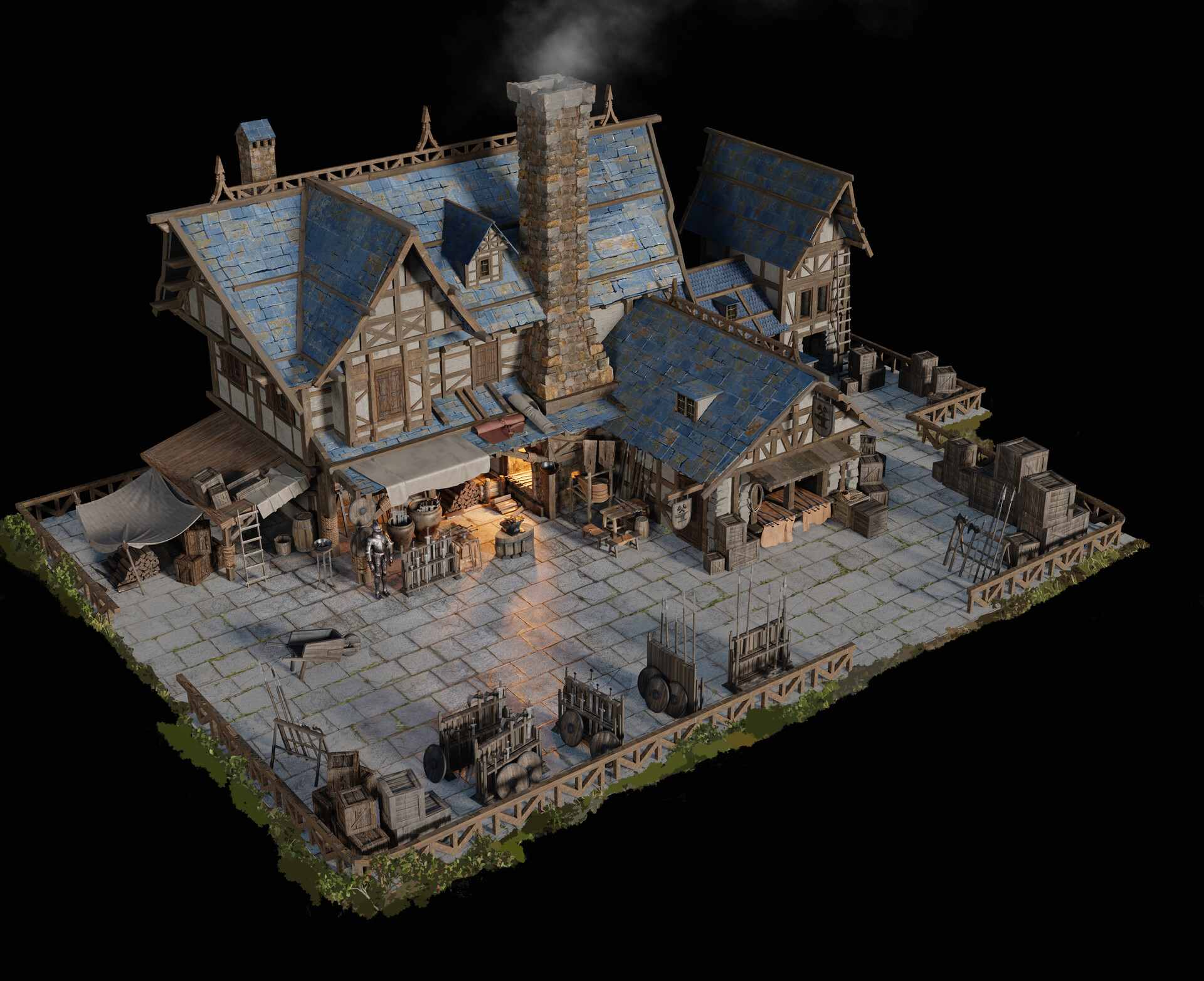 ArtStation - Explore the blacksmith shop