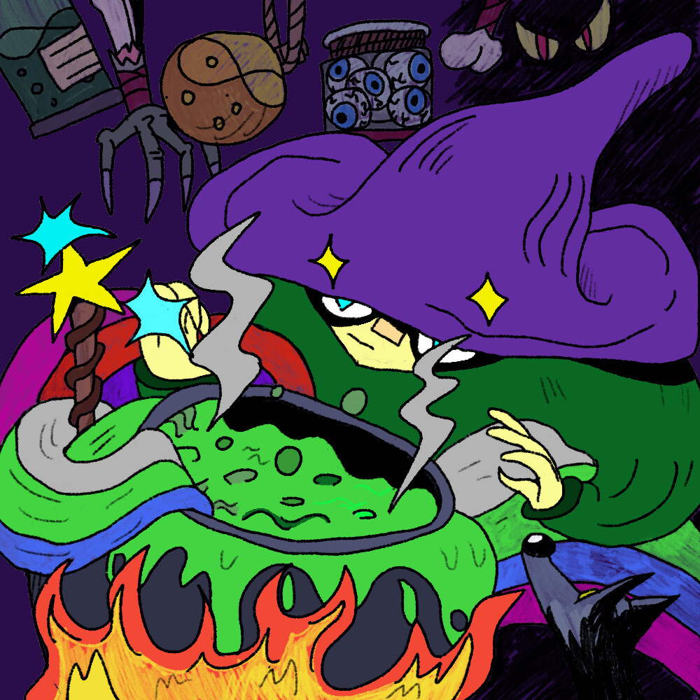 ArtStation - Wizard and boiler