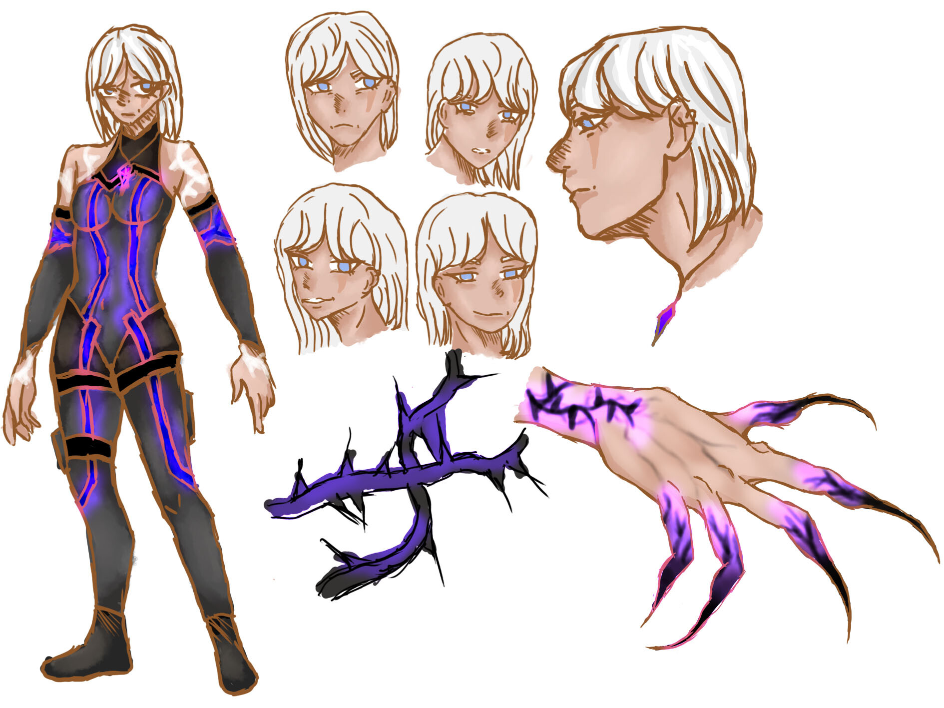 ArtStation - MIMI Character Sheet-