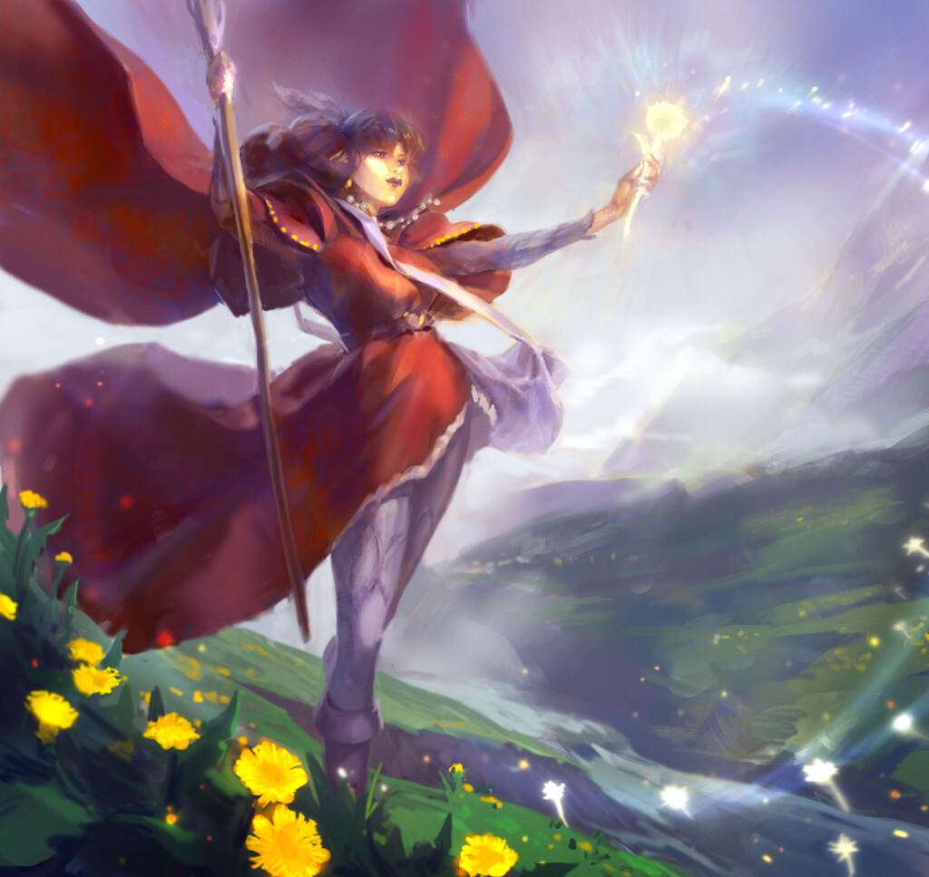 ArtStation - dandelion magic