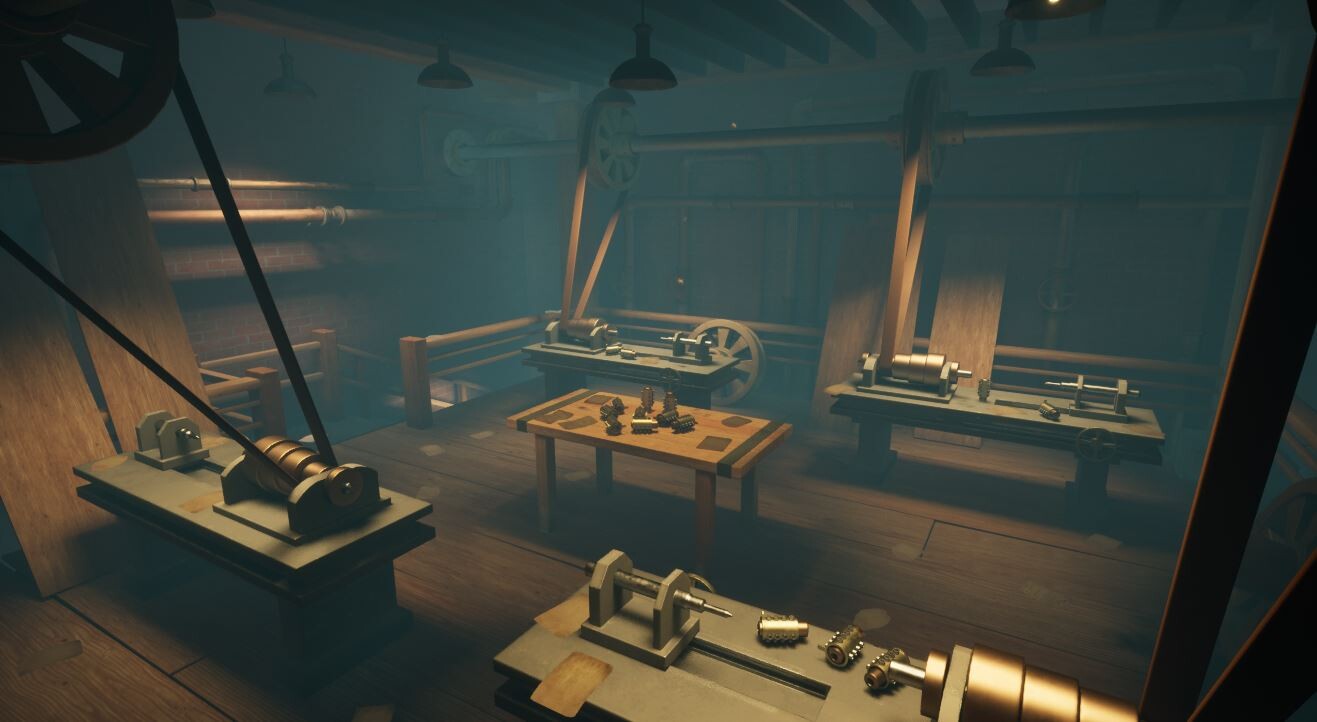 ArtStation - Steampunk Workshop Environment (Unreal Engine 5)