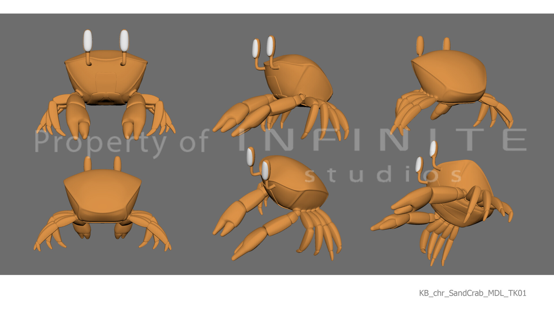 ArtStation - Sand Crab Stylized 3D Model