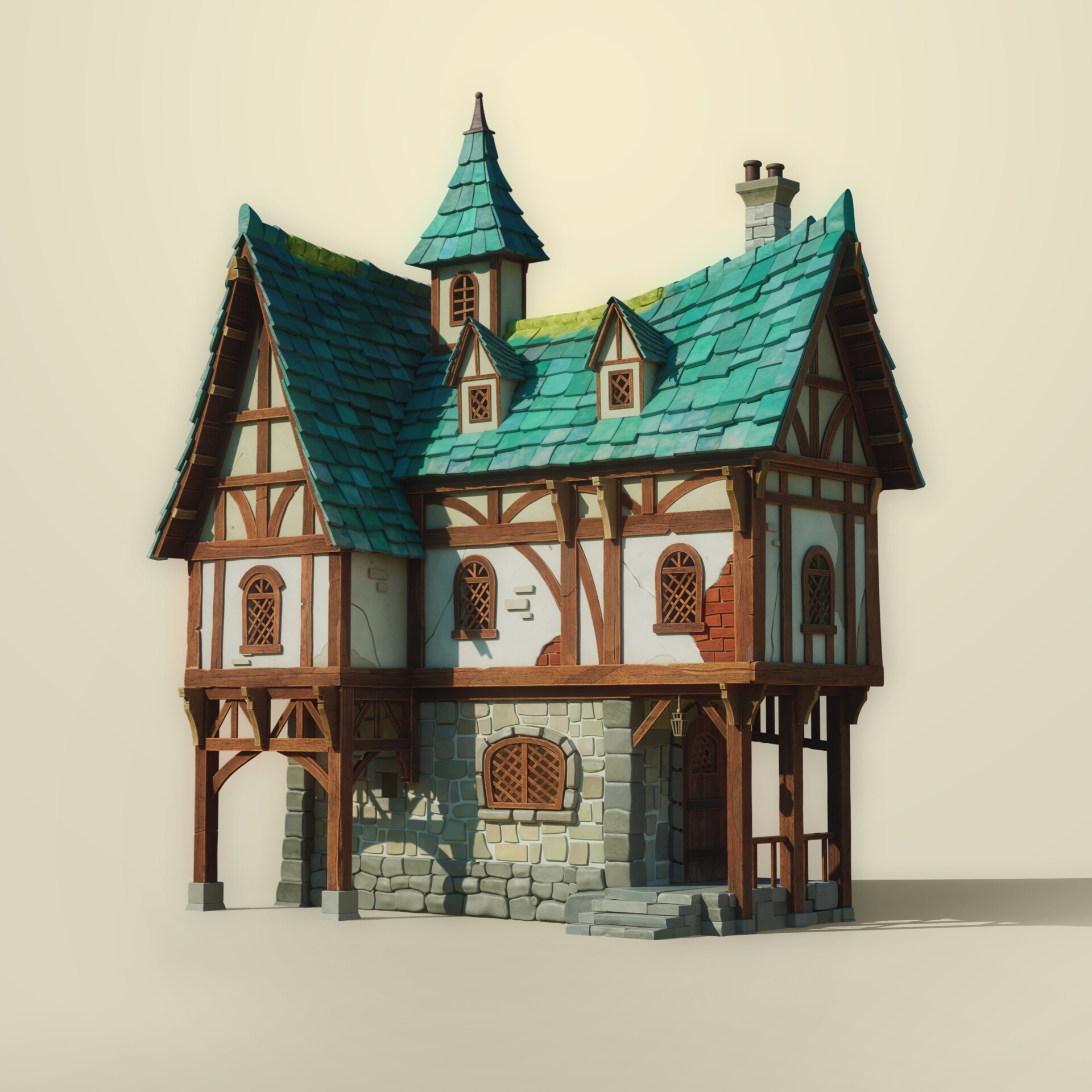 ArtStation - 3D Cartoon House
