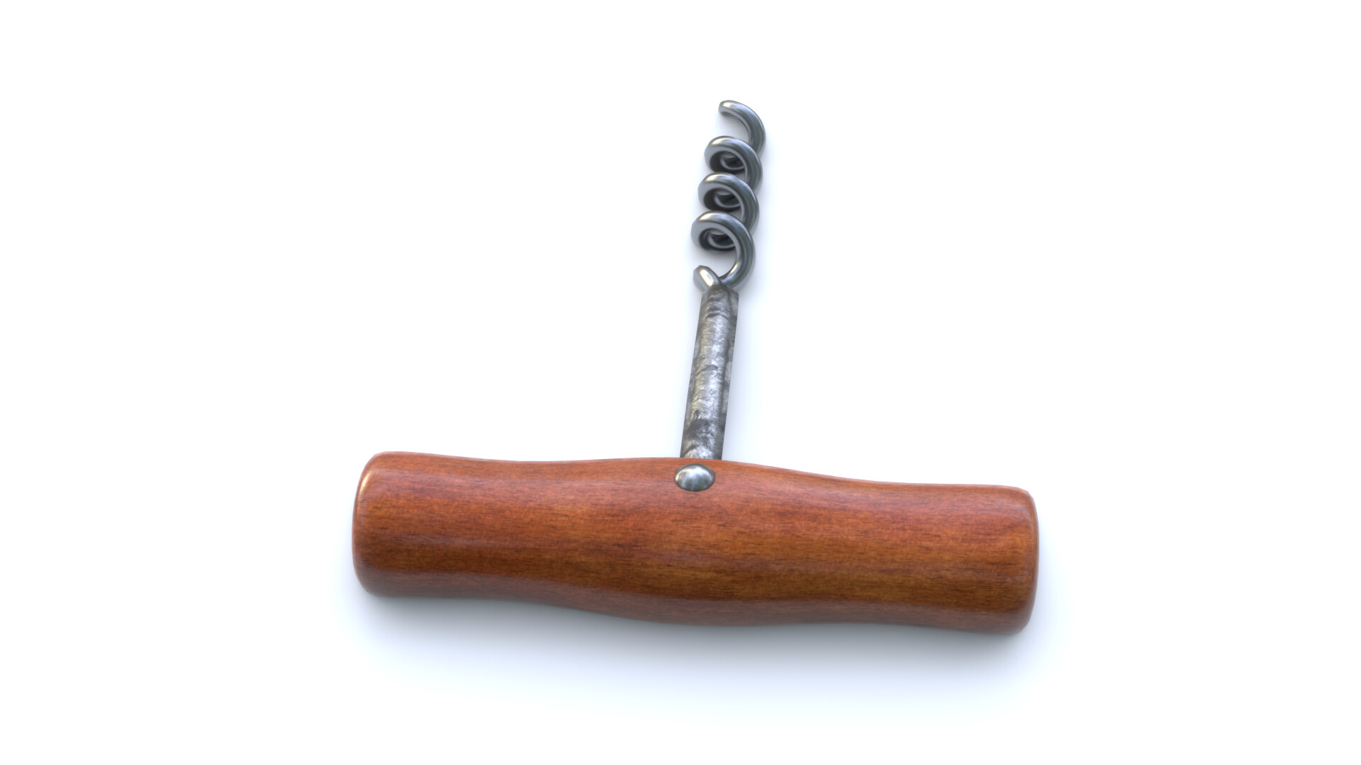 ArtStation - wood and steel corkscrew