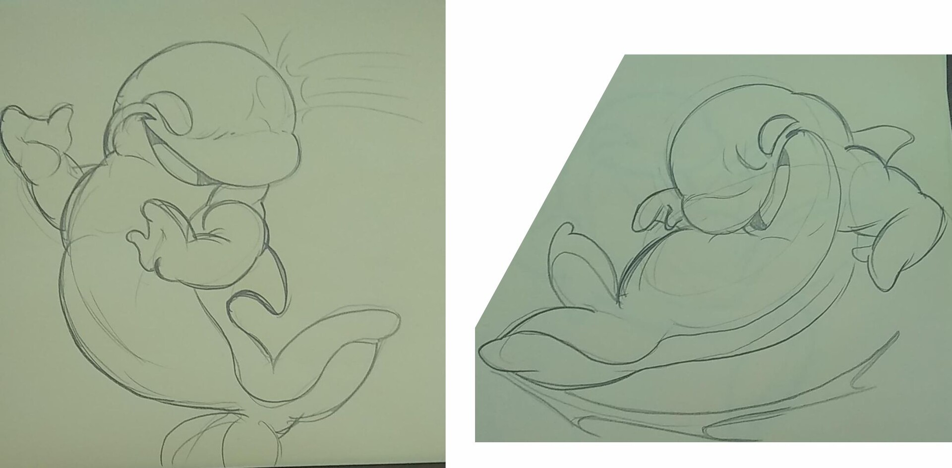 Marcelo Franco - Santos Futball Club Mascots - Baleião e Baleinha (Bigwale and LittleWale)