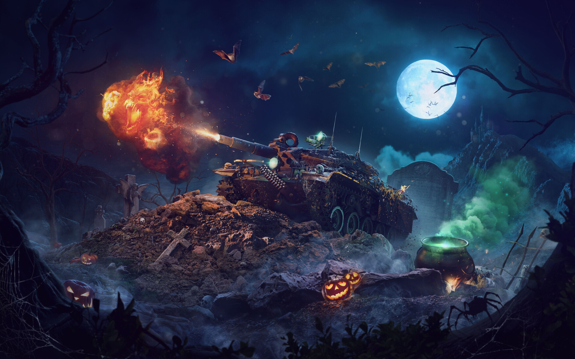 ArtStation - Halloween Key Art for WoT