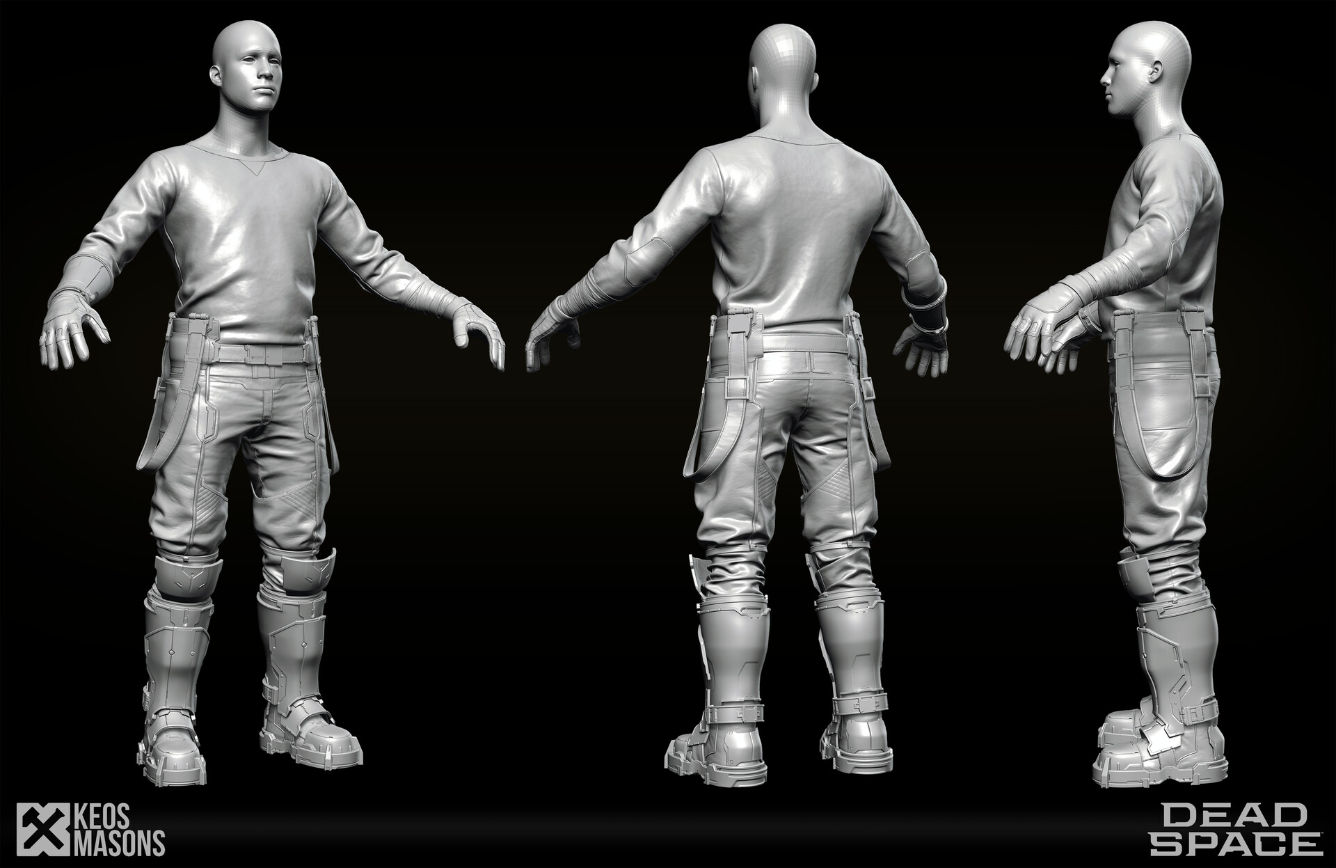 KEOS MASONS - Miner NPC - Dead Space