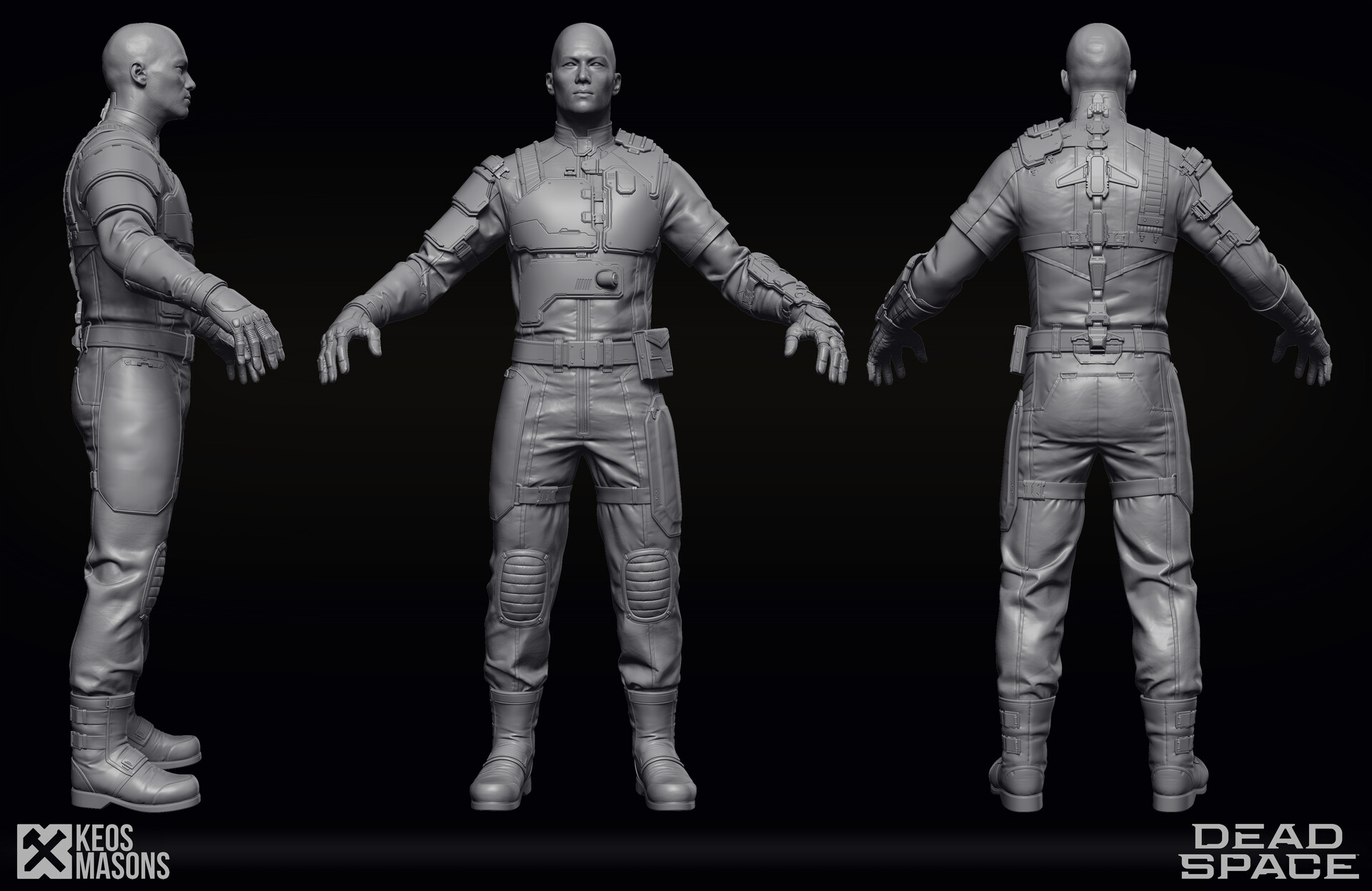 KEOS MASONS - Security Crew NPC - Dead Space