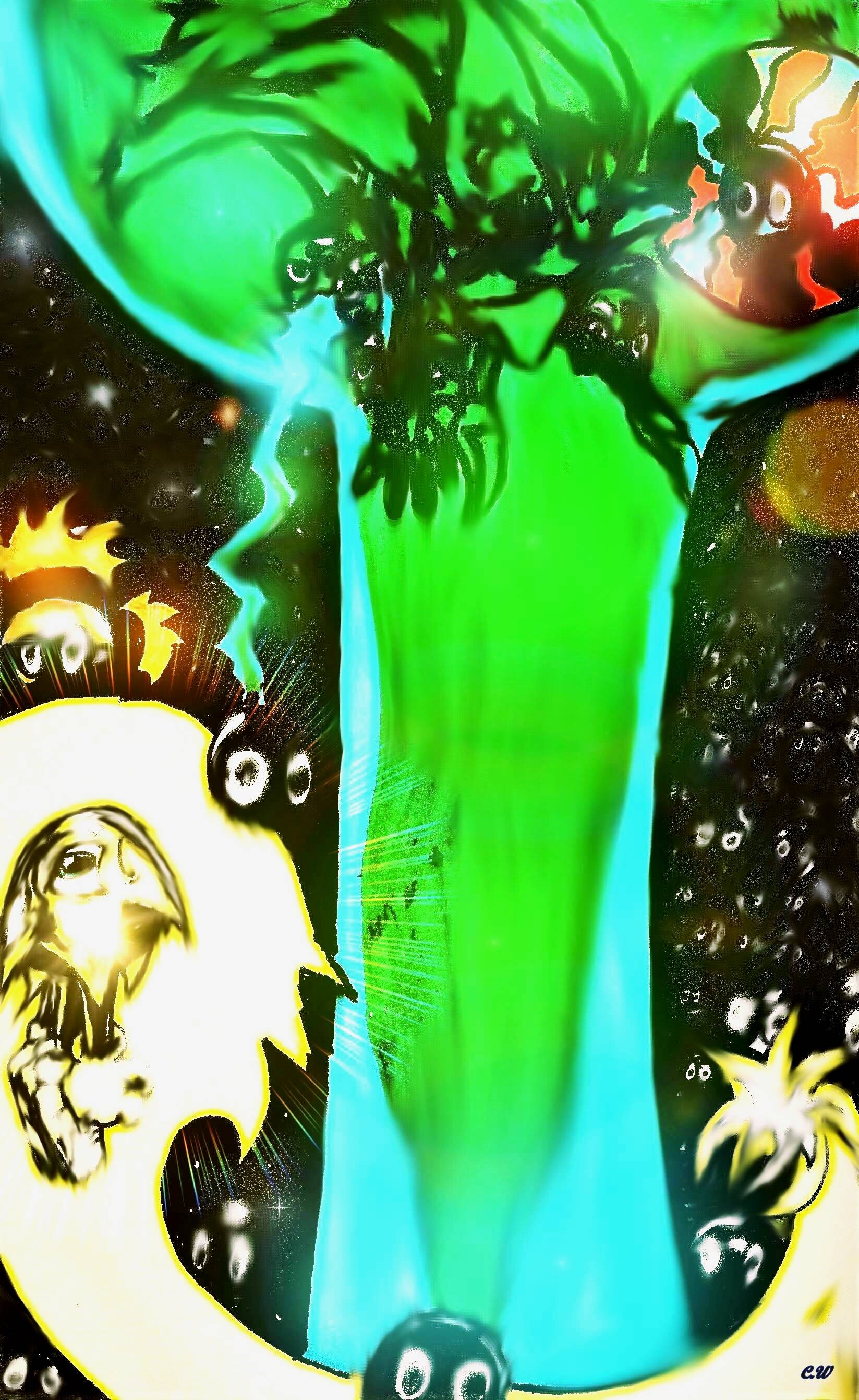 ArtStation - Ristar's Final Bout against the Solar System Tyrant