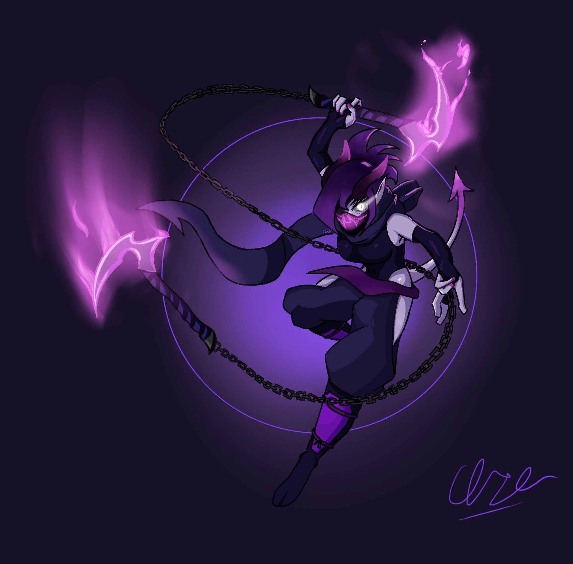 ArtStation - evelyn ninja OC