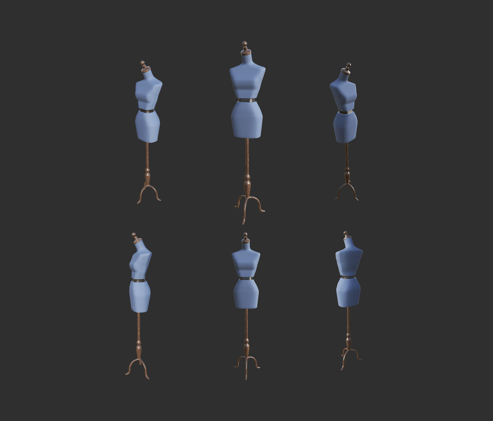 ArtStation - Sewing Mannequin in Blue