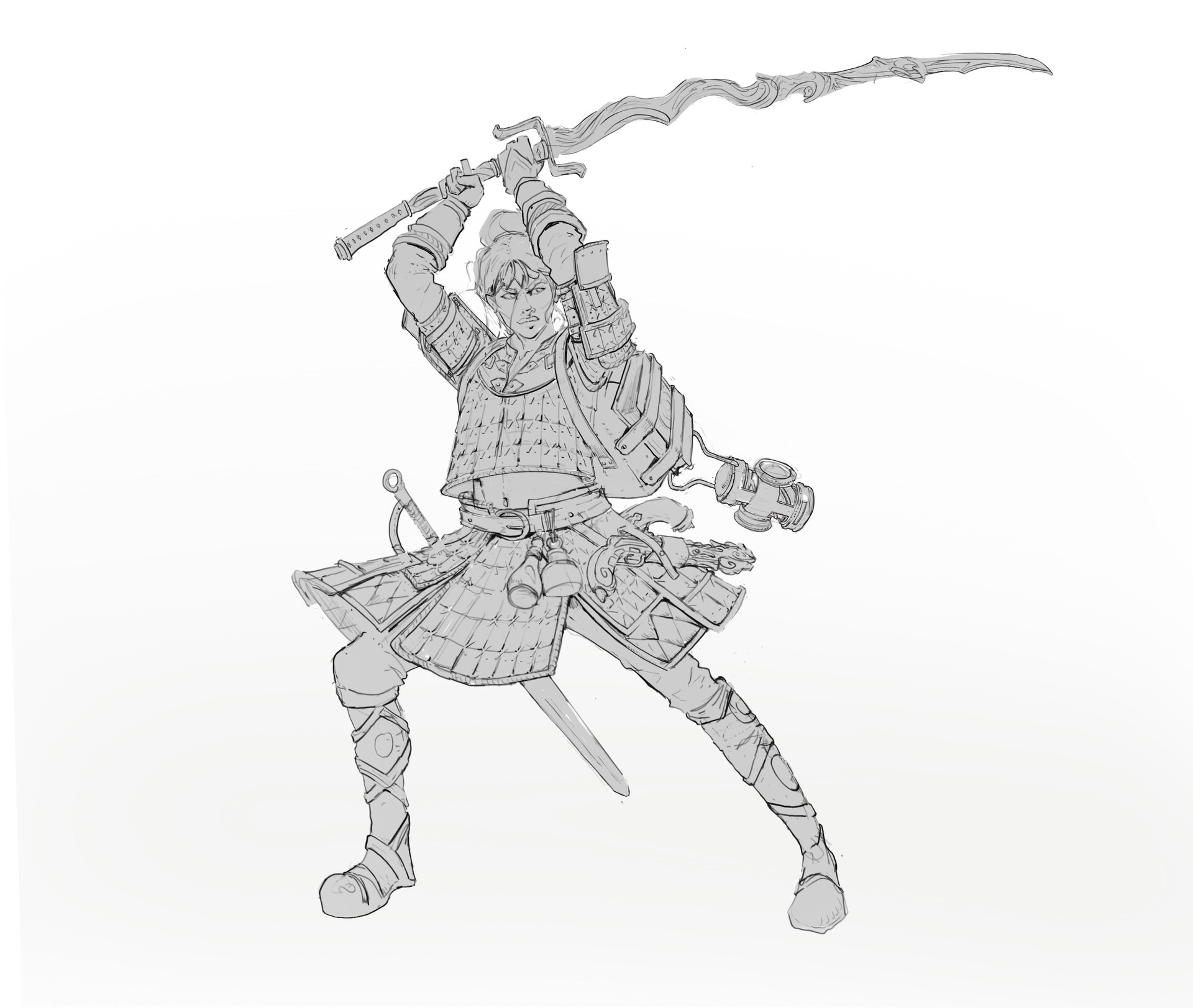 lightning warrior art