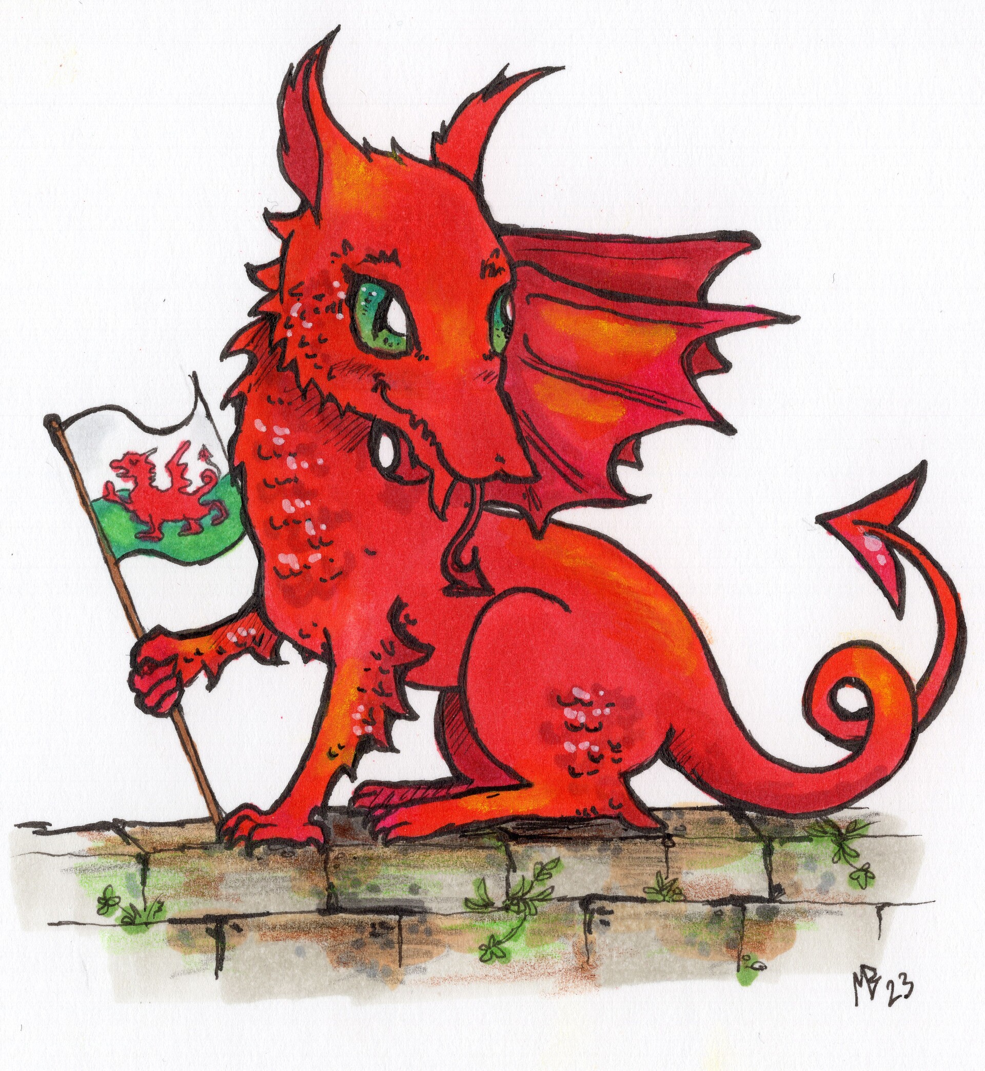 ArtStation - Welsh dragons