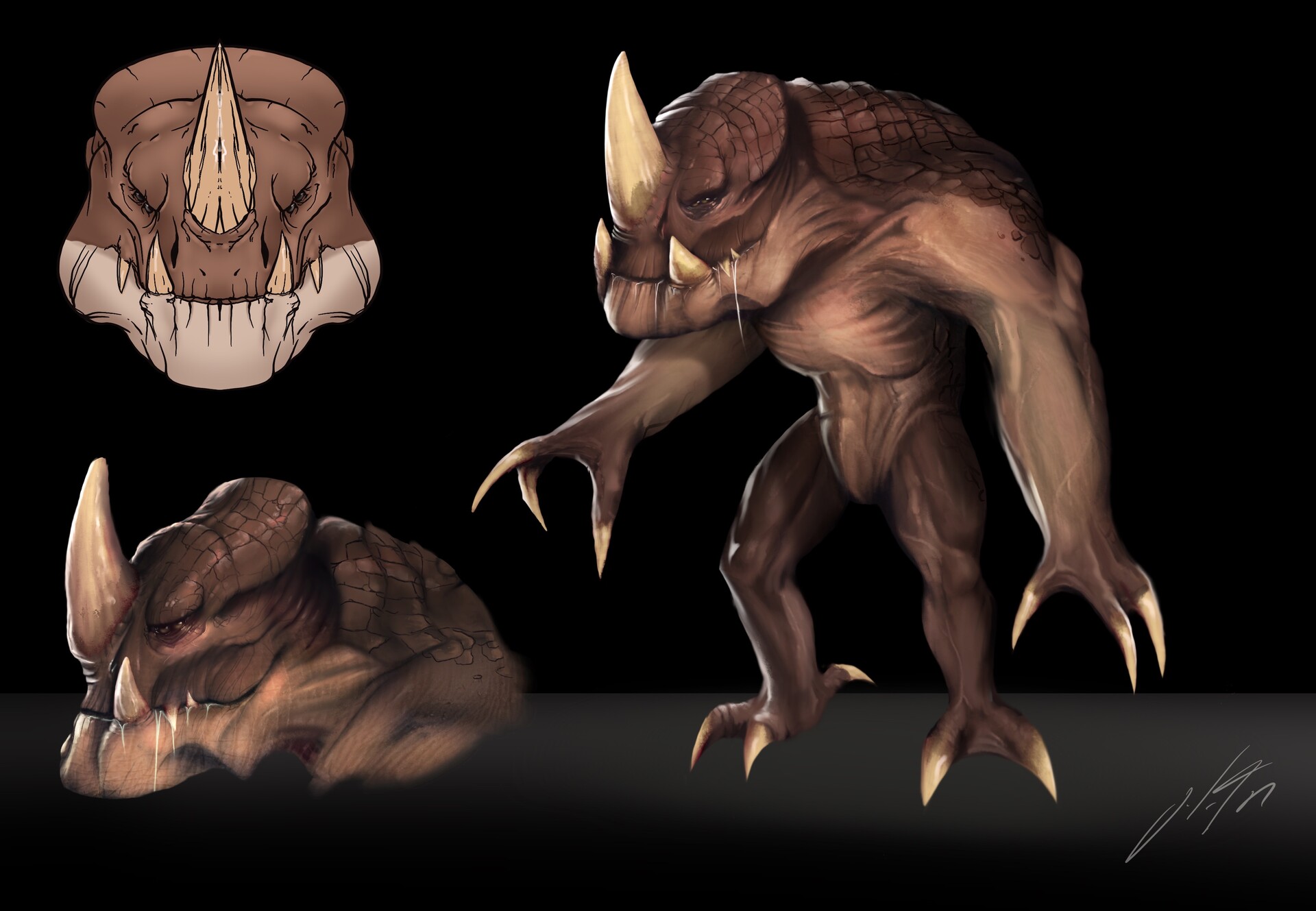 ArtStation - Creature Concept Art - Brute