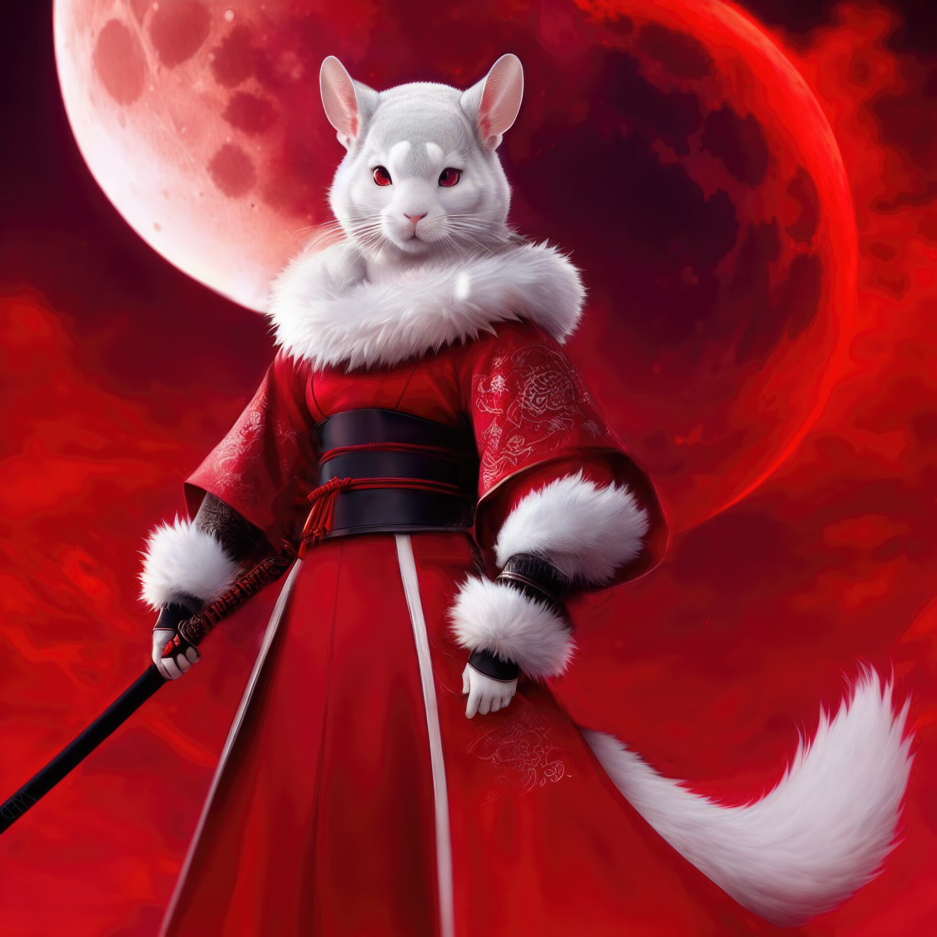 ArtStation - chinchilla samurai