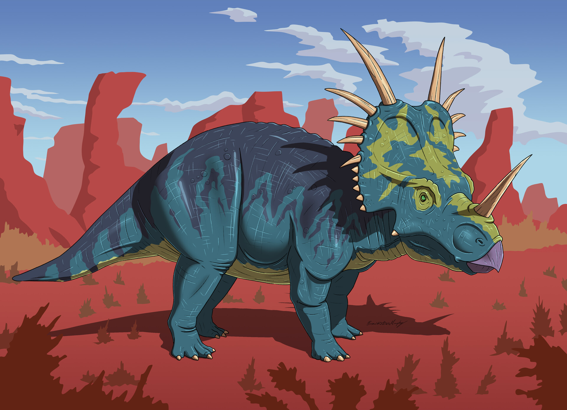 ArtStation - Styracosaurus