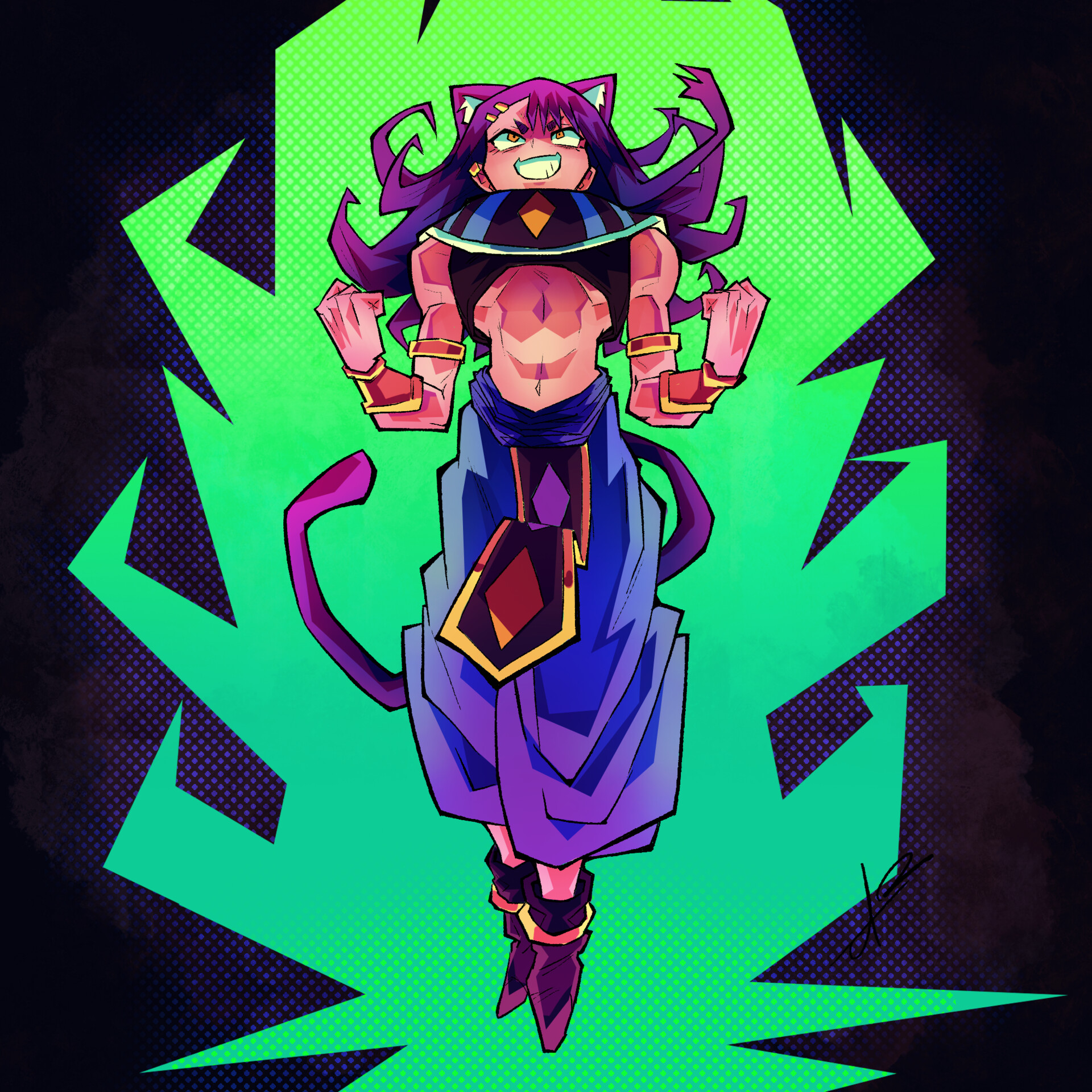 Aku - Nagatoro, god of destruction