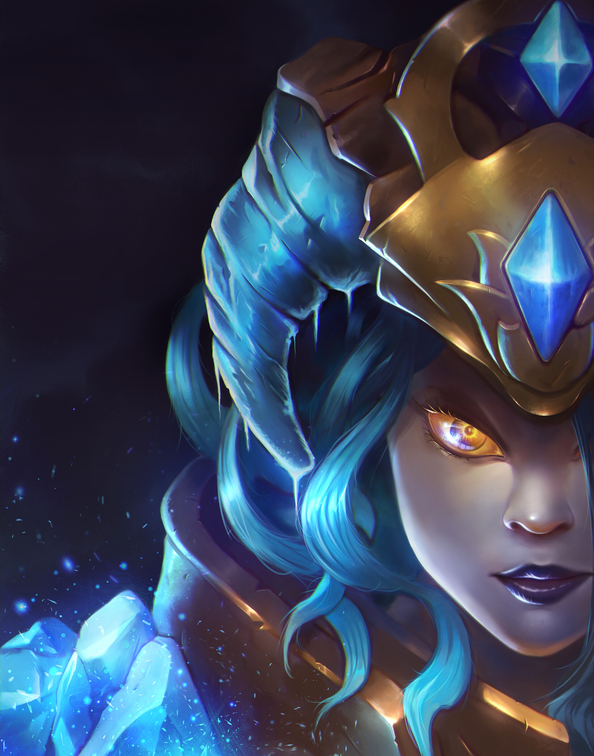 ArtStation - Dry_Ice_Portrait